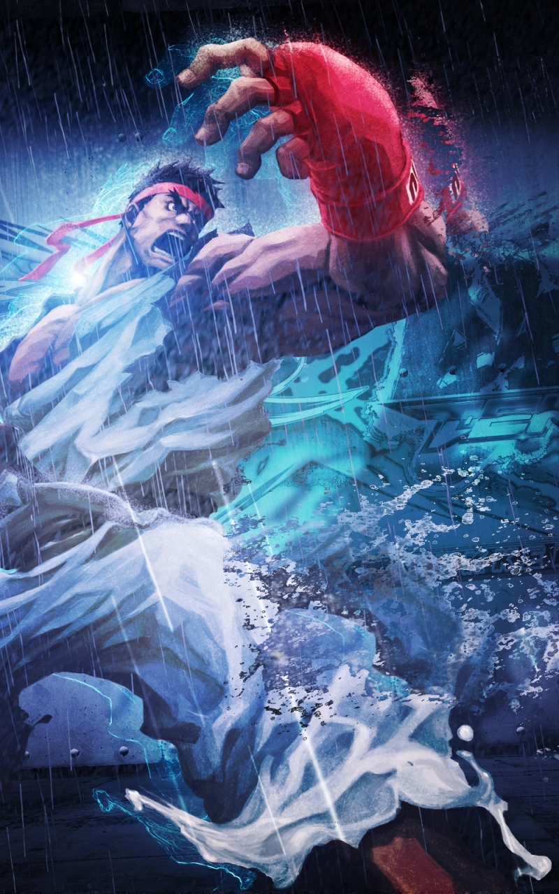800x1280 street fighter x tekken, ryu, angry Nexus 7,Samsung Galaxy Tab ...
