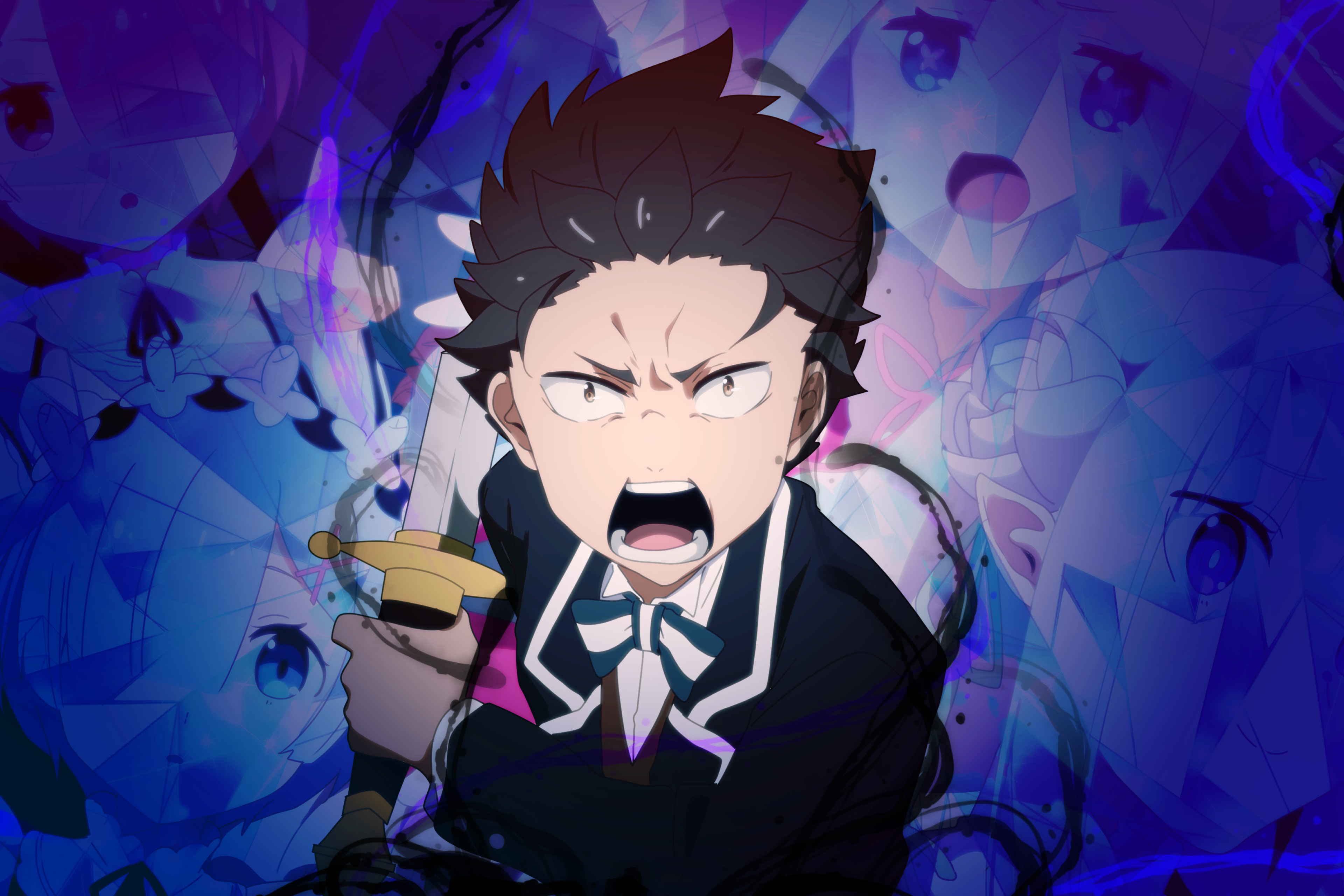 3840x2560 Resolution Subaru Natsuki 4K Re:ZERO -Starting Life In ...