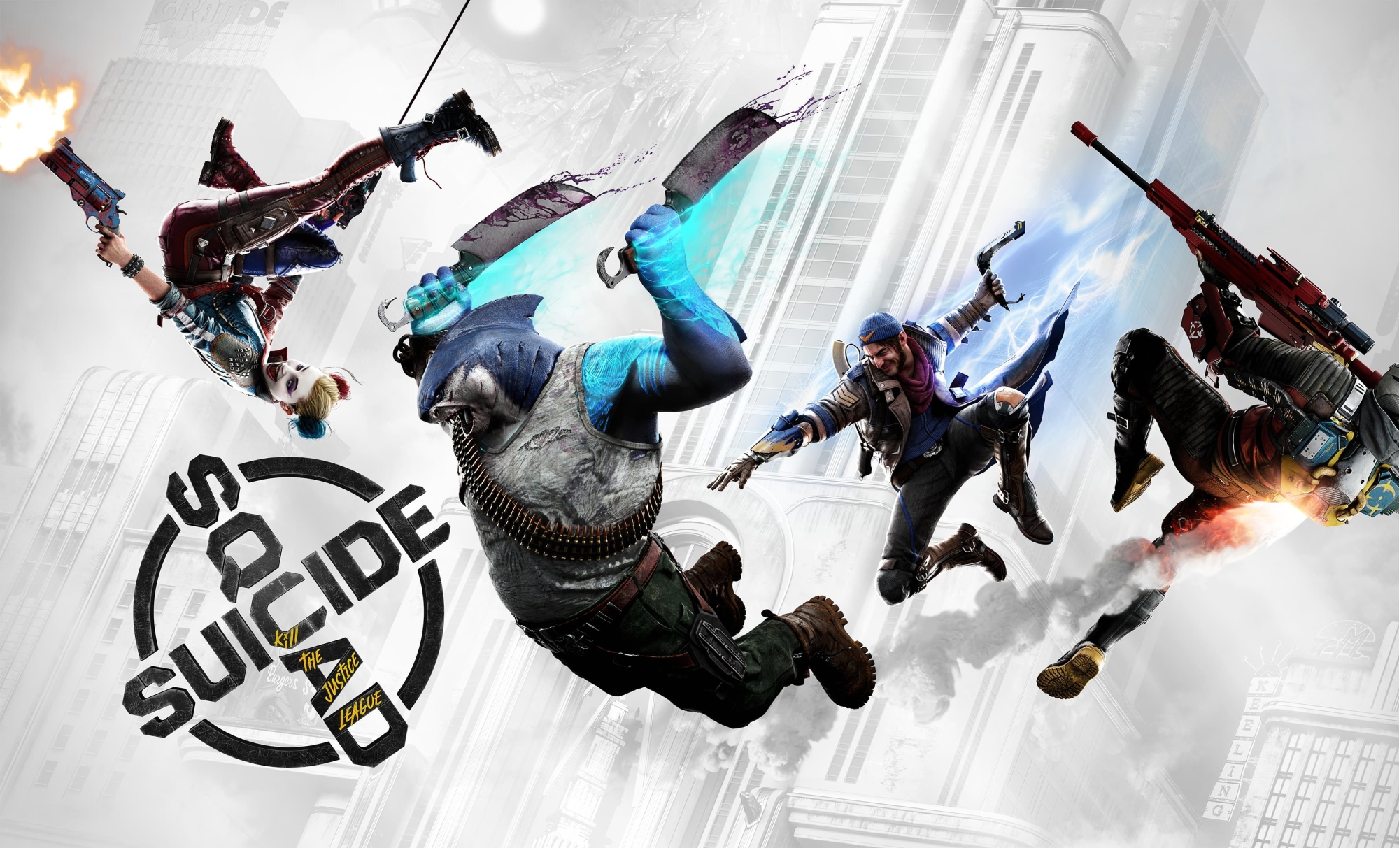 2000x1213 Resolution Suicide Squad Kill the Justice League Banner ...