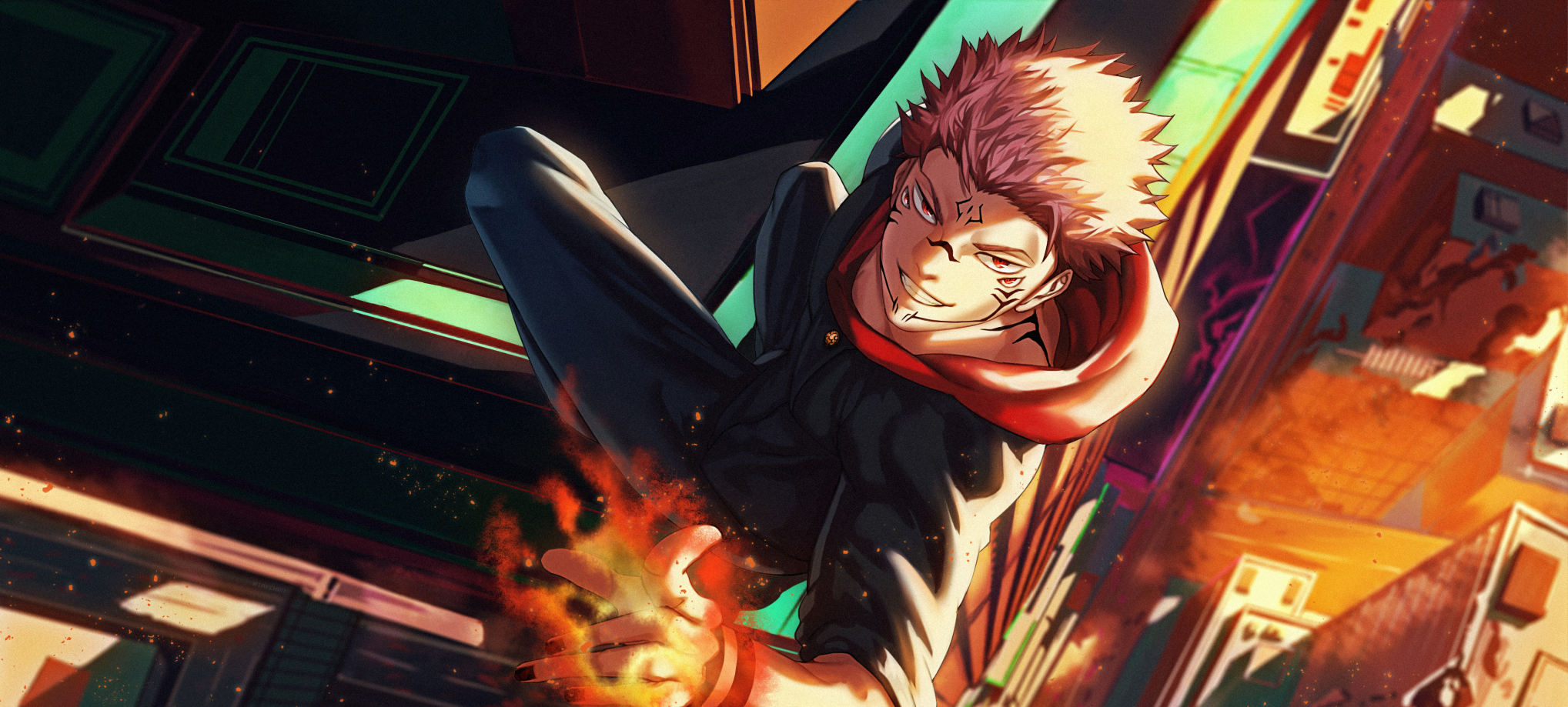2037x919 Resolution Sukuna HD New Jujutsu Kaisen 2037x919 Resolution ...