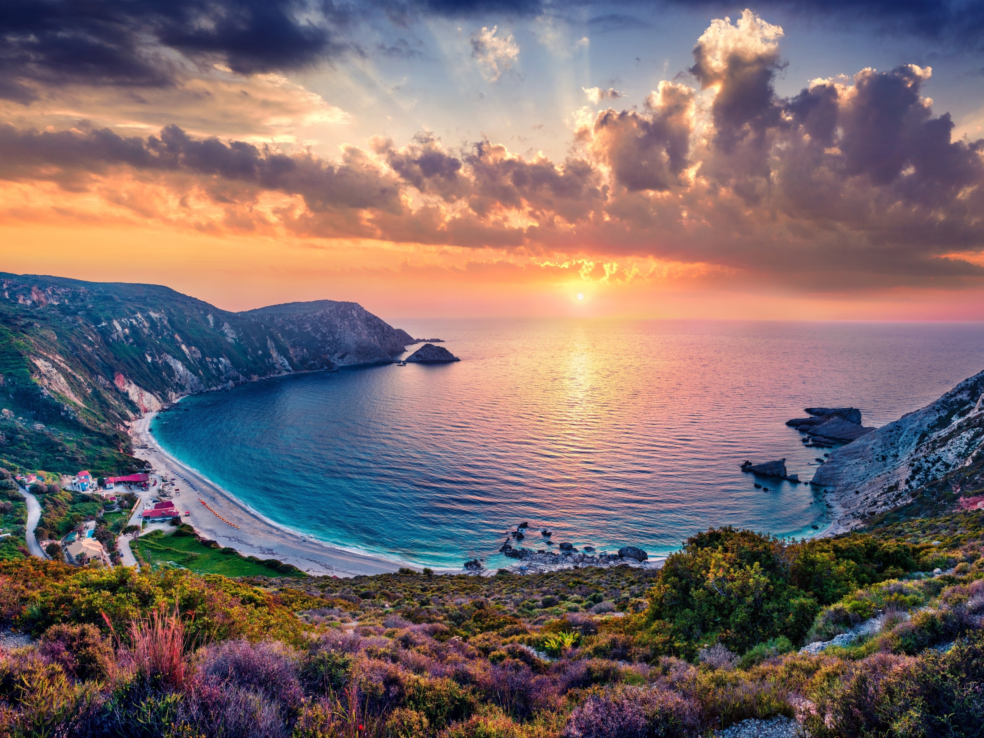 3200x2400 Resolution Sunrise Coastline 4K 3200x2400 Resolution ...