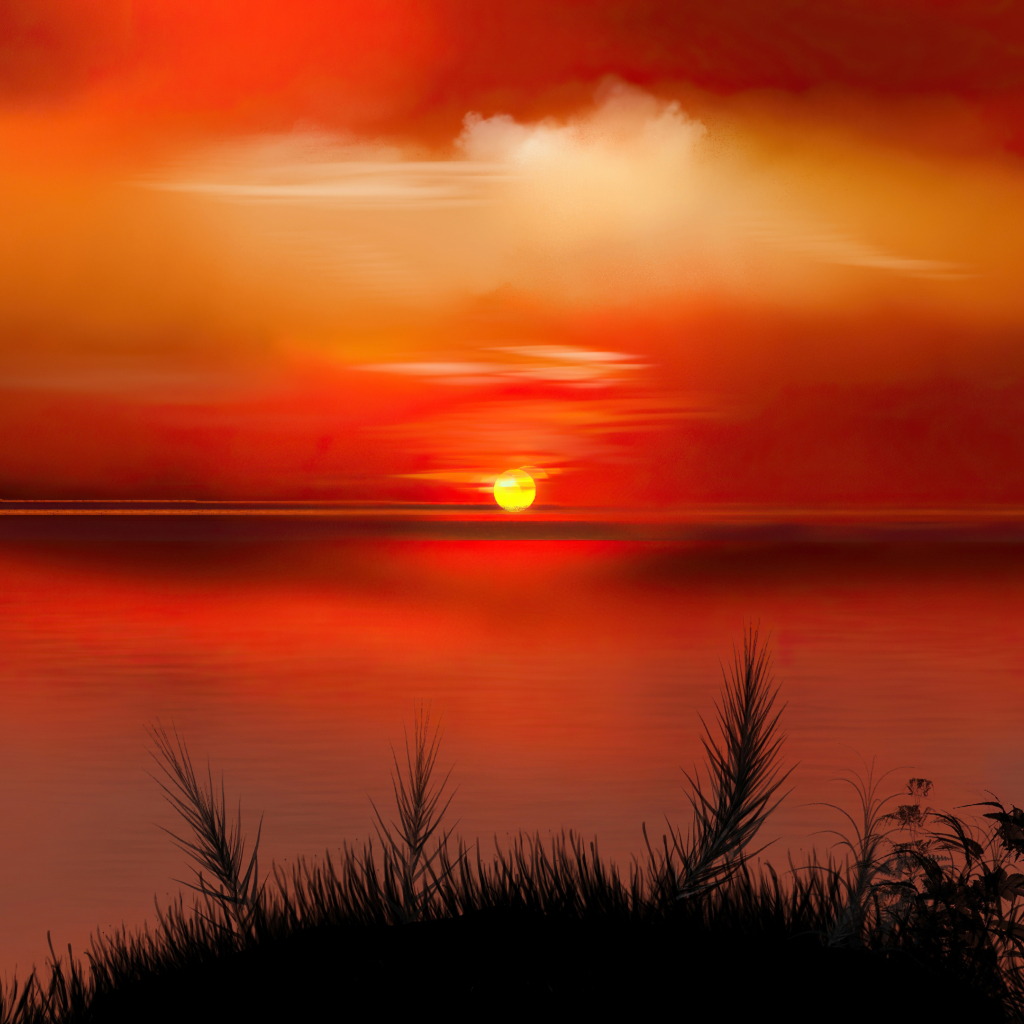 1024x1024 Sunset Digital Art 4k 1024x1024 Resolution Wallpaper, HD ...