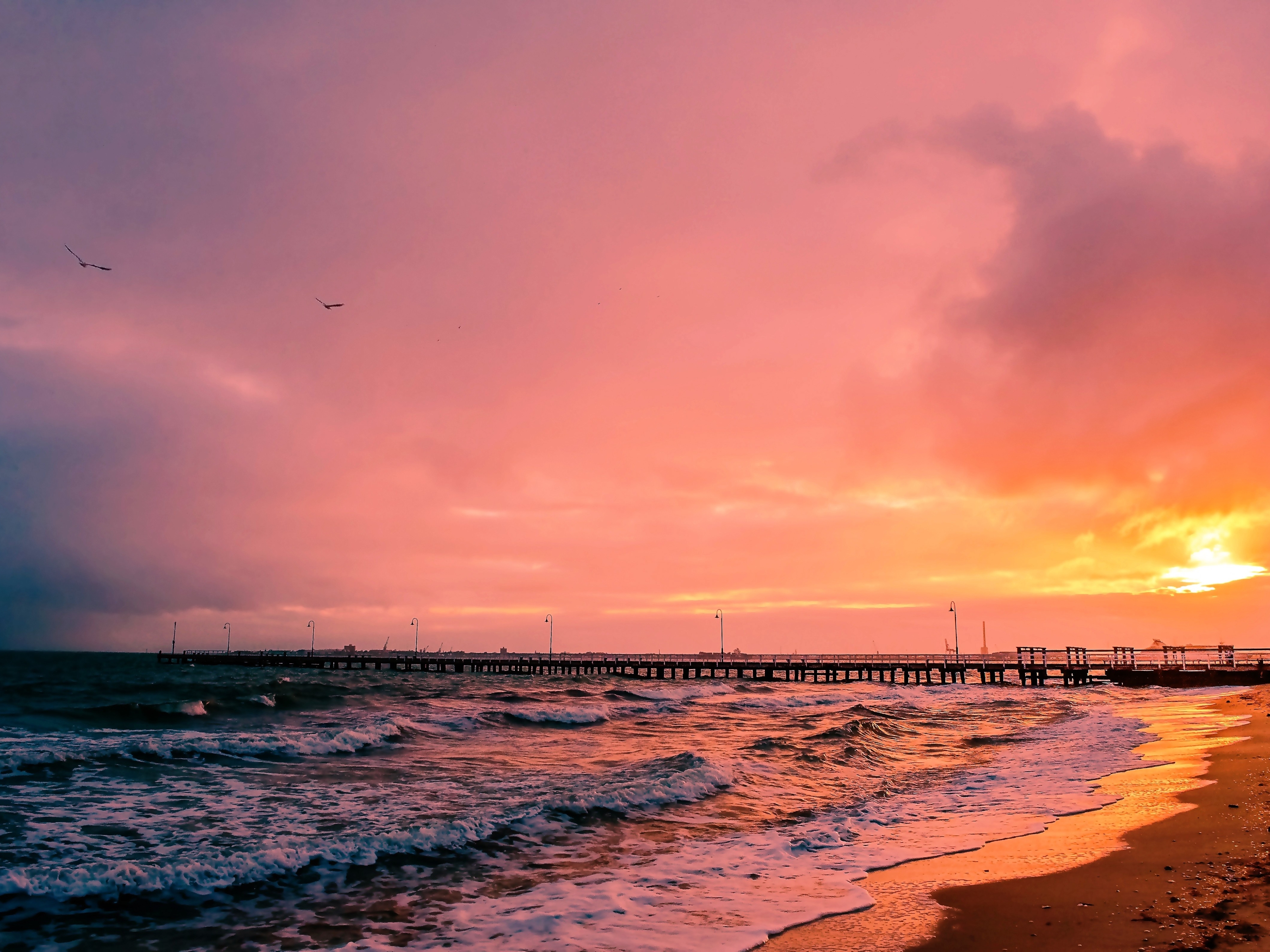 3200x2400 Resolution sunset, sea, sun 3200x2400 Resolution Wallpaper ...