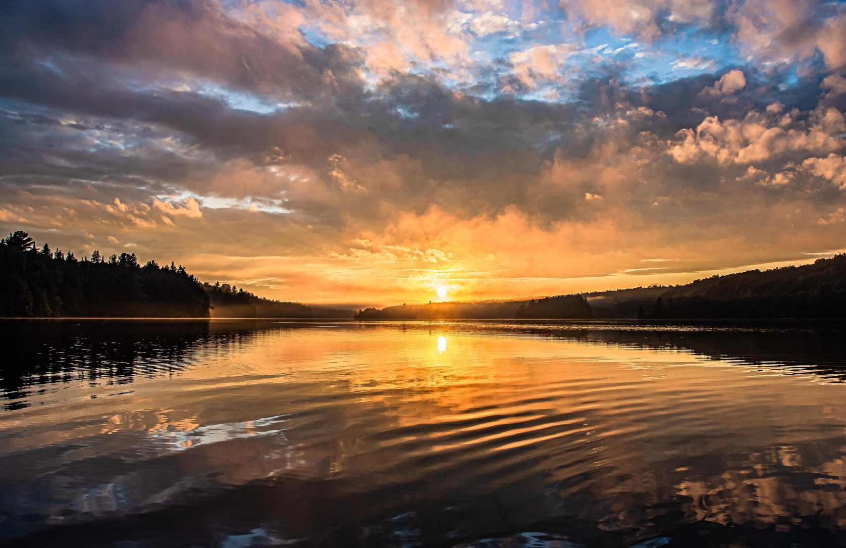 1676x1085 Sunset View in Canada 1676x1085 Resolution Wallpaper, HD ...