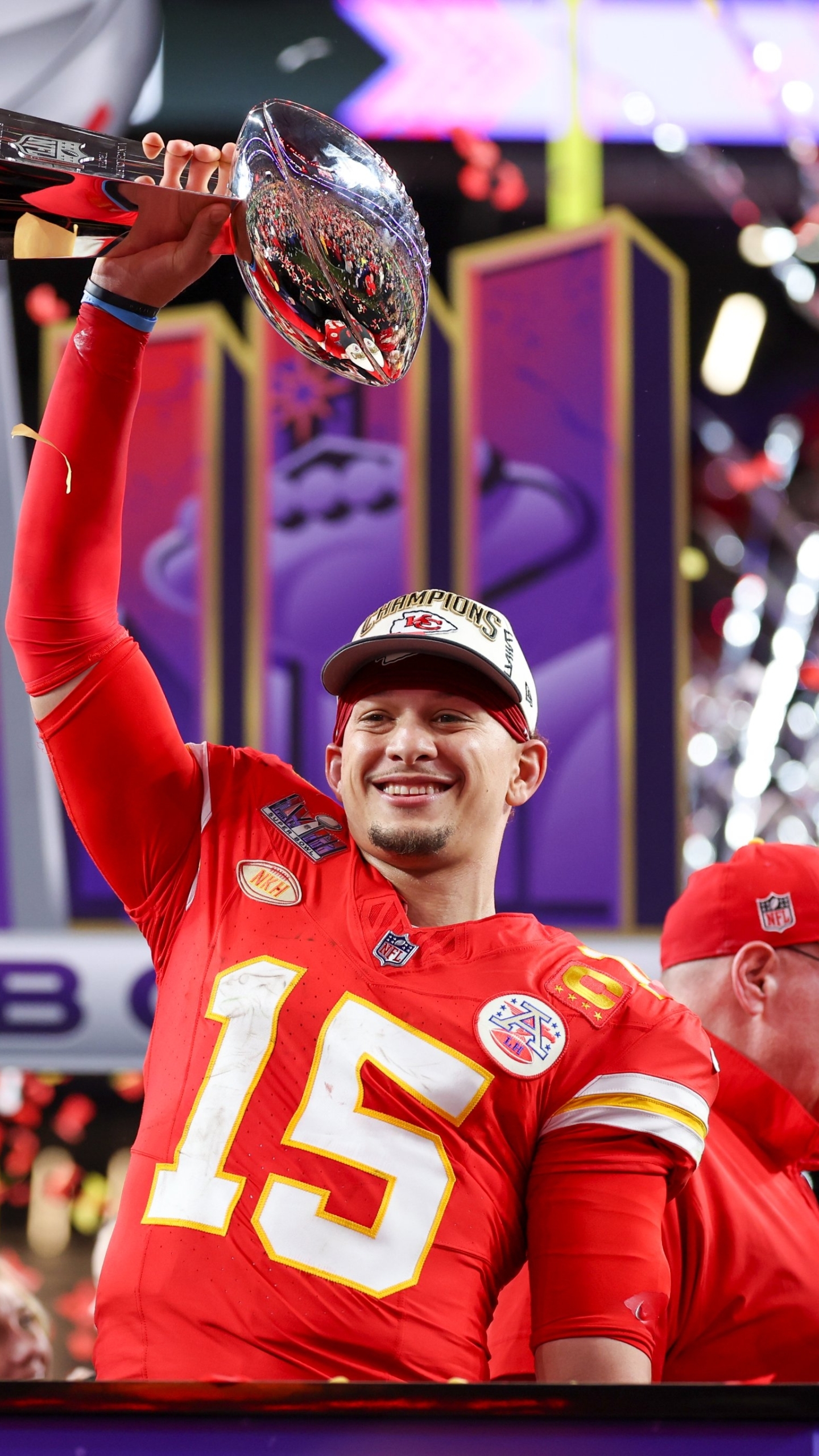 1440x2561 Resolution Super Bowl 2024 Champions Kansas City Chiefs ...