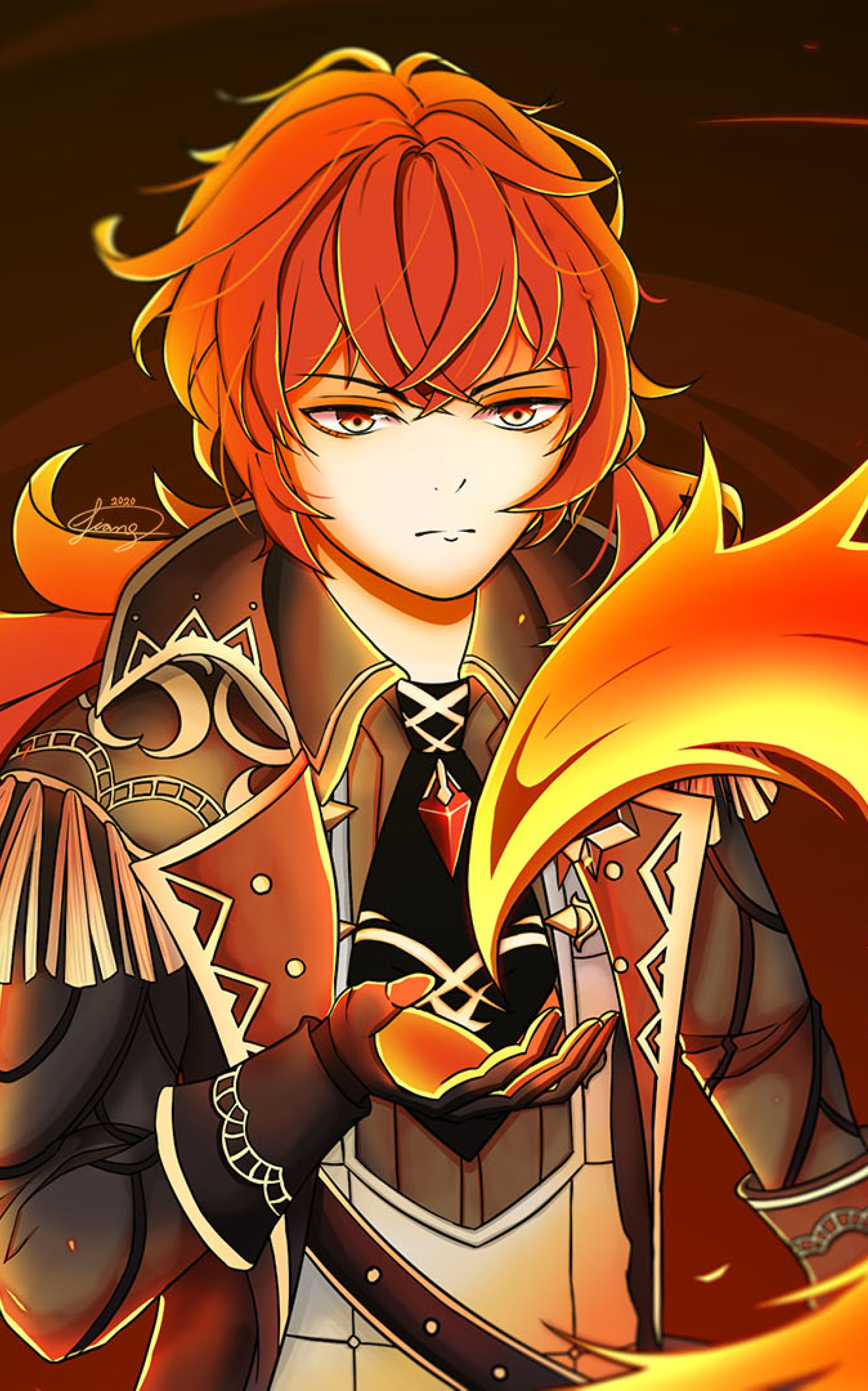 1848x2960 Super Diluc Genshin Impact 1848x2960 Resolution Wallpaper, HD ...