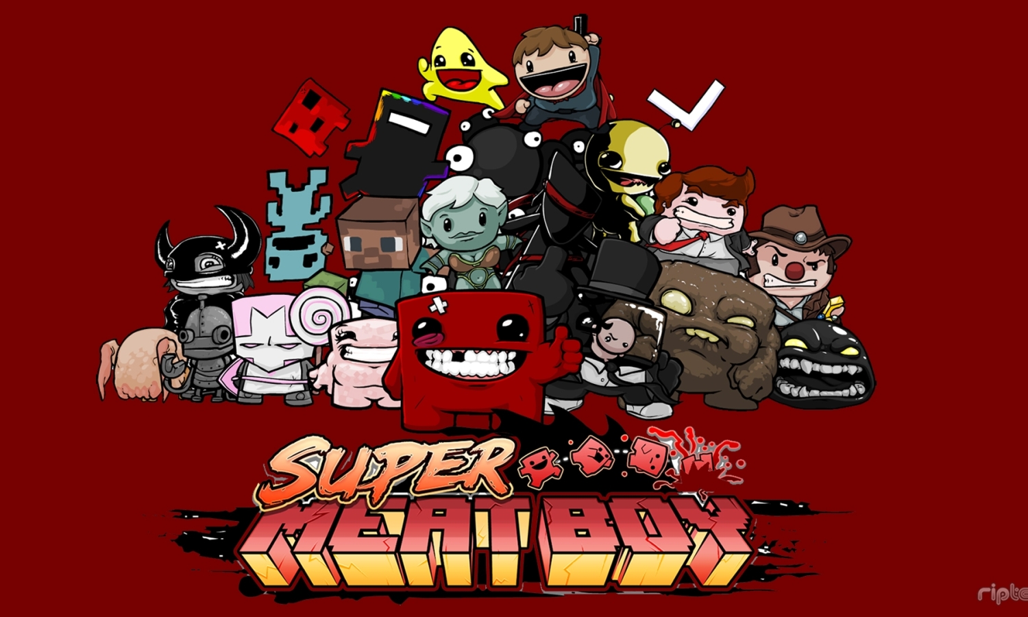 1500x900 Resolution super meat boy, characters, faces 1500x900 ...