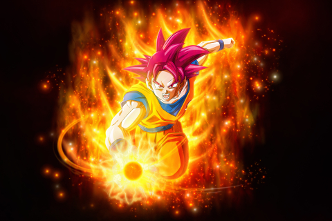 480x320 Resolution Super Saiyan God Dragon Ball Super Super 480x320 ...