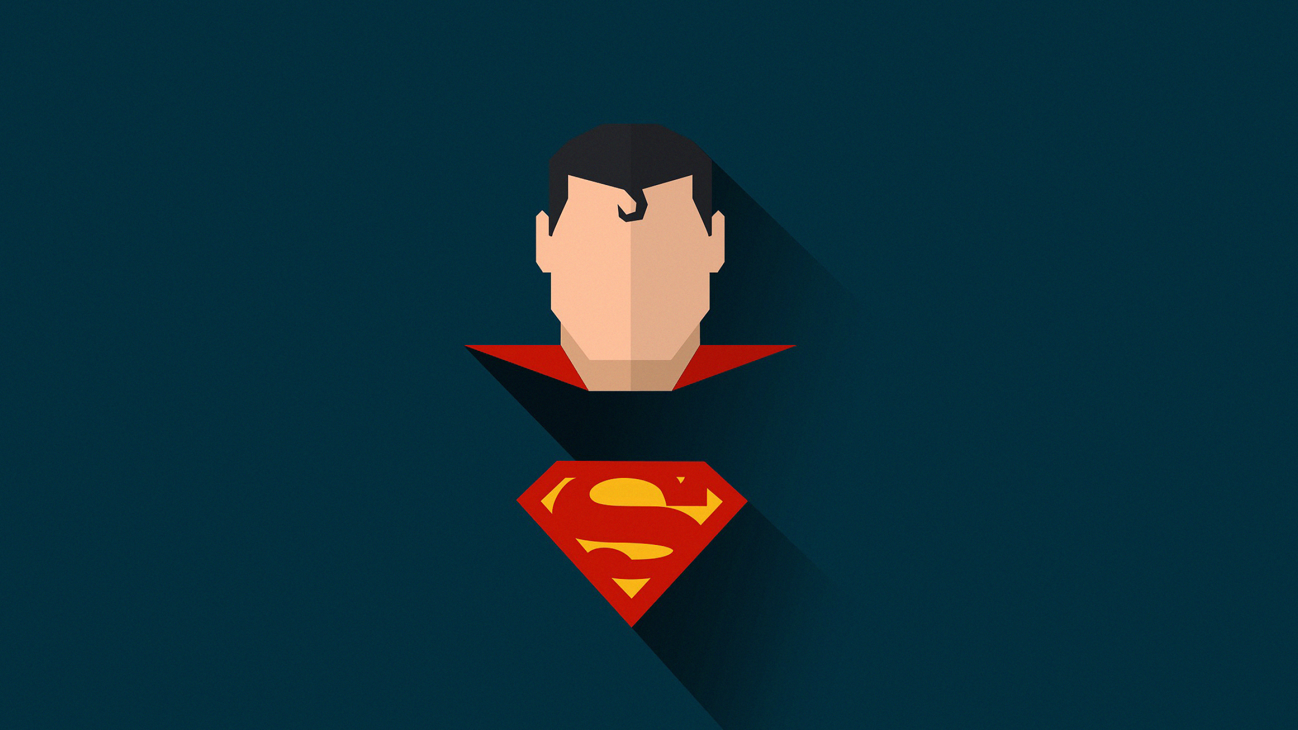2560x1440 Superman Minimal 1440P Resolution Wallpaper, HD Minimalist 4K ...