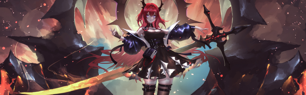 1000x312 Resolution Surtr 8K Arknights 1000x312 Resolution Wallpaper ...
