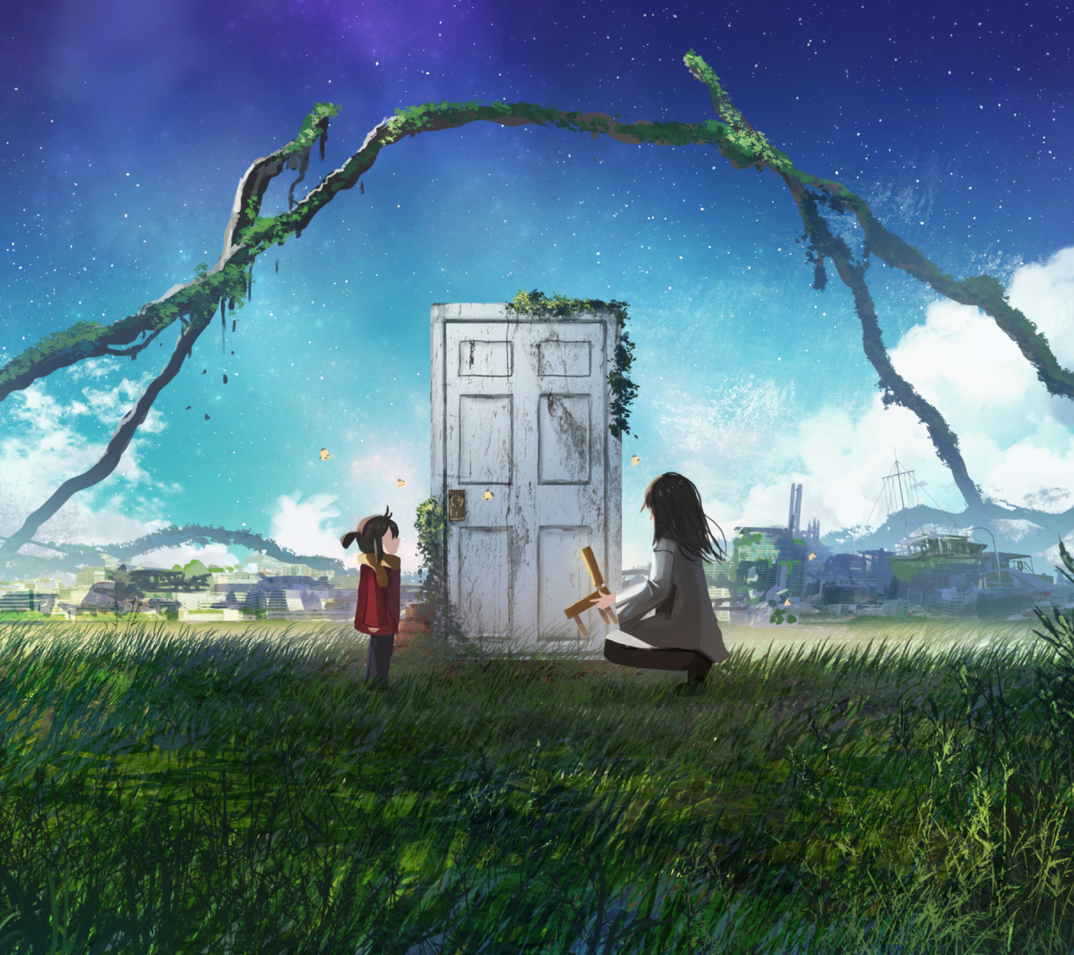 2160x1920 Suzume no Tojimari HD Suzume Iwato 2160x1920 Resolution ...