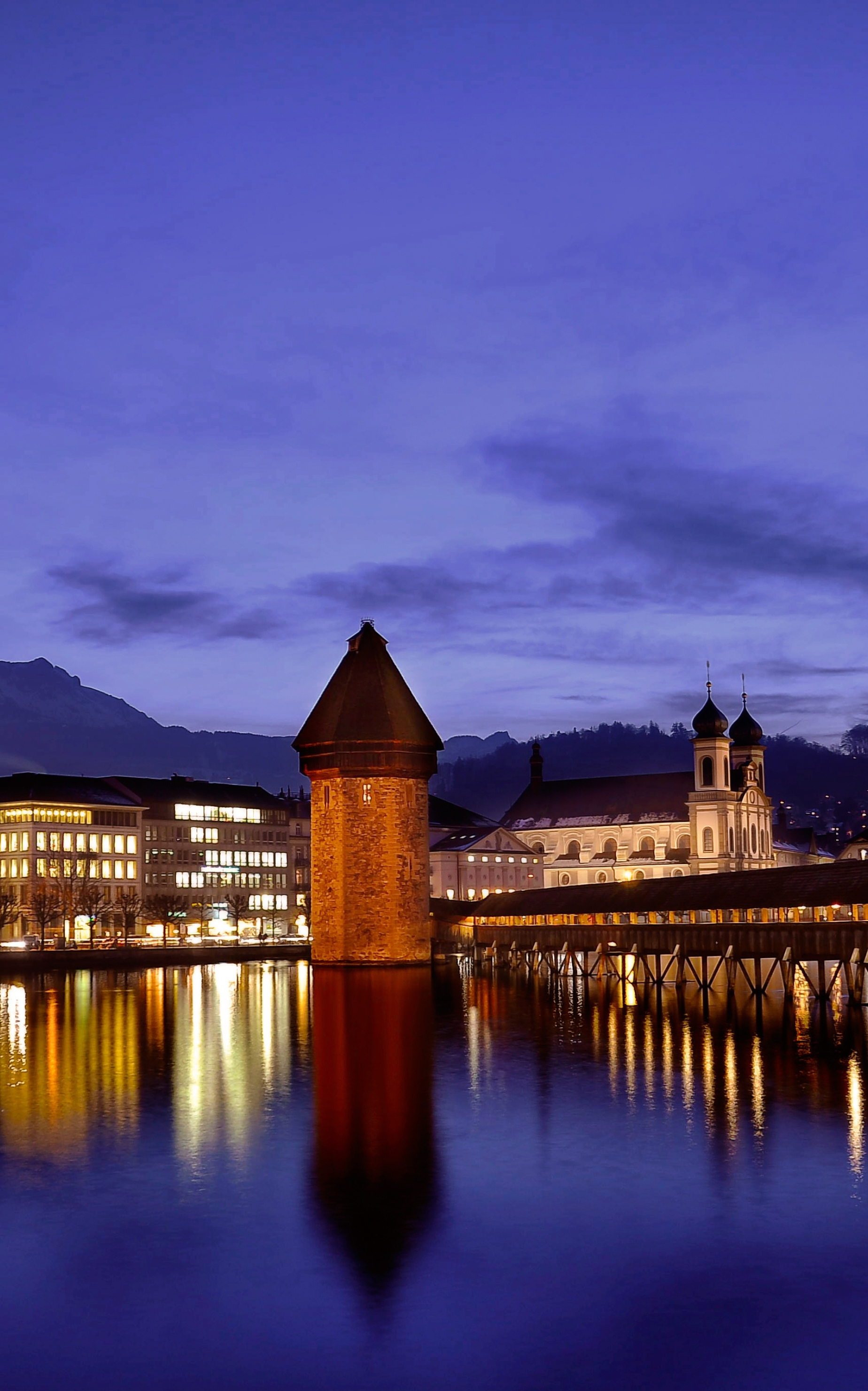 1848x2960 Resolution switzerland, lucerne, night 1848x2960 Resolution ...