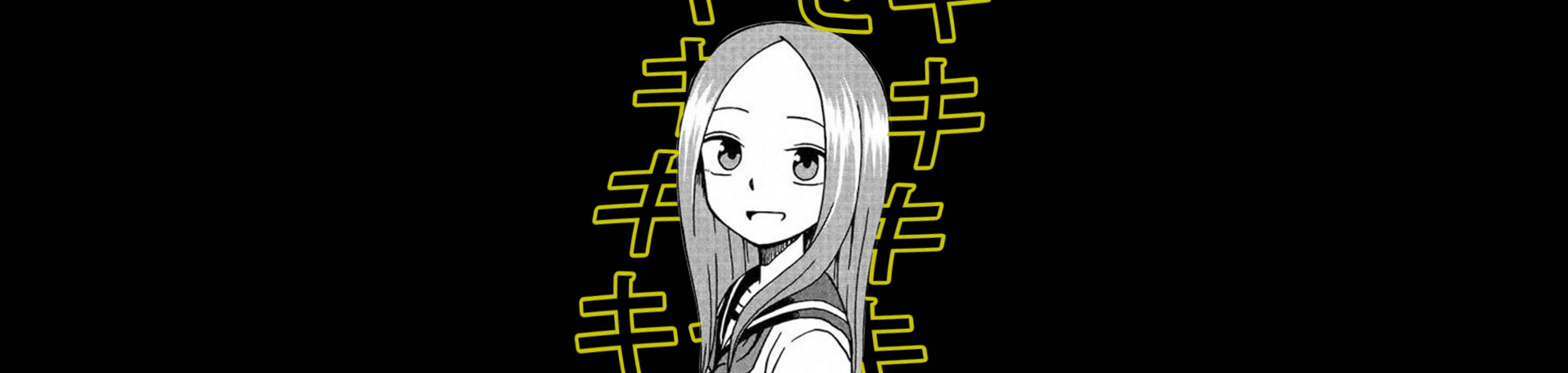 7560x1800 Resolution Takagi HD Art Karakai Jouzu no Takagi-san ...