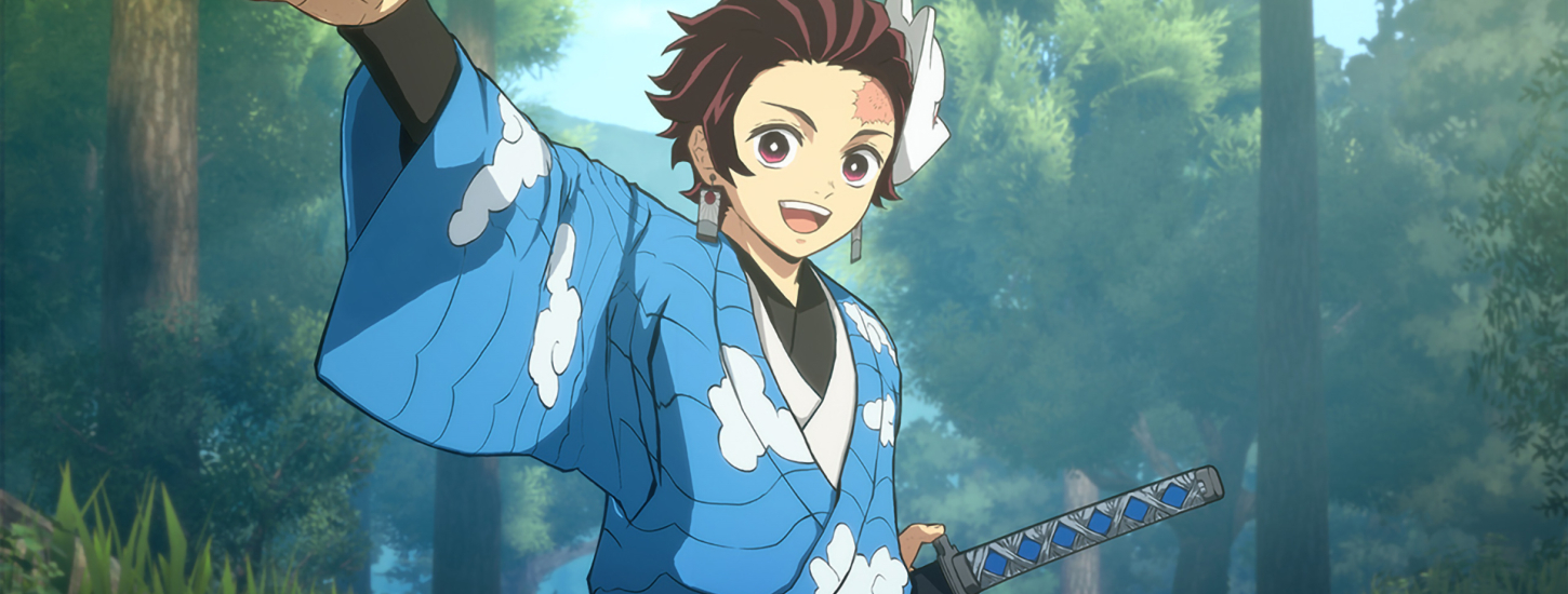 1450x550 Resolution Tanjiro Kamado in Demon Slayer Kimetsu no Yaiba ...