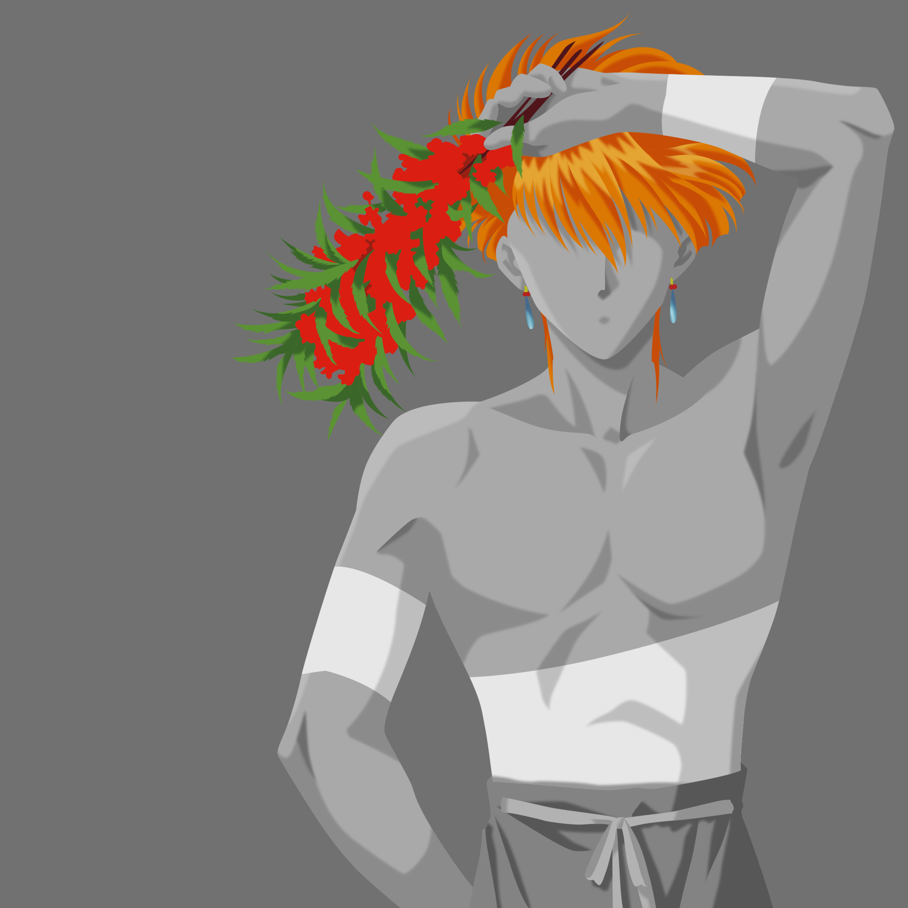 3840x3840 Resolution Tasuki Fushigi Yuugi 4K Art 3840x3840 Resolution ...