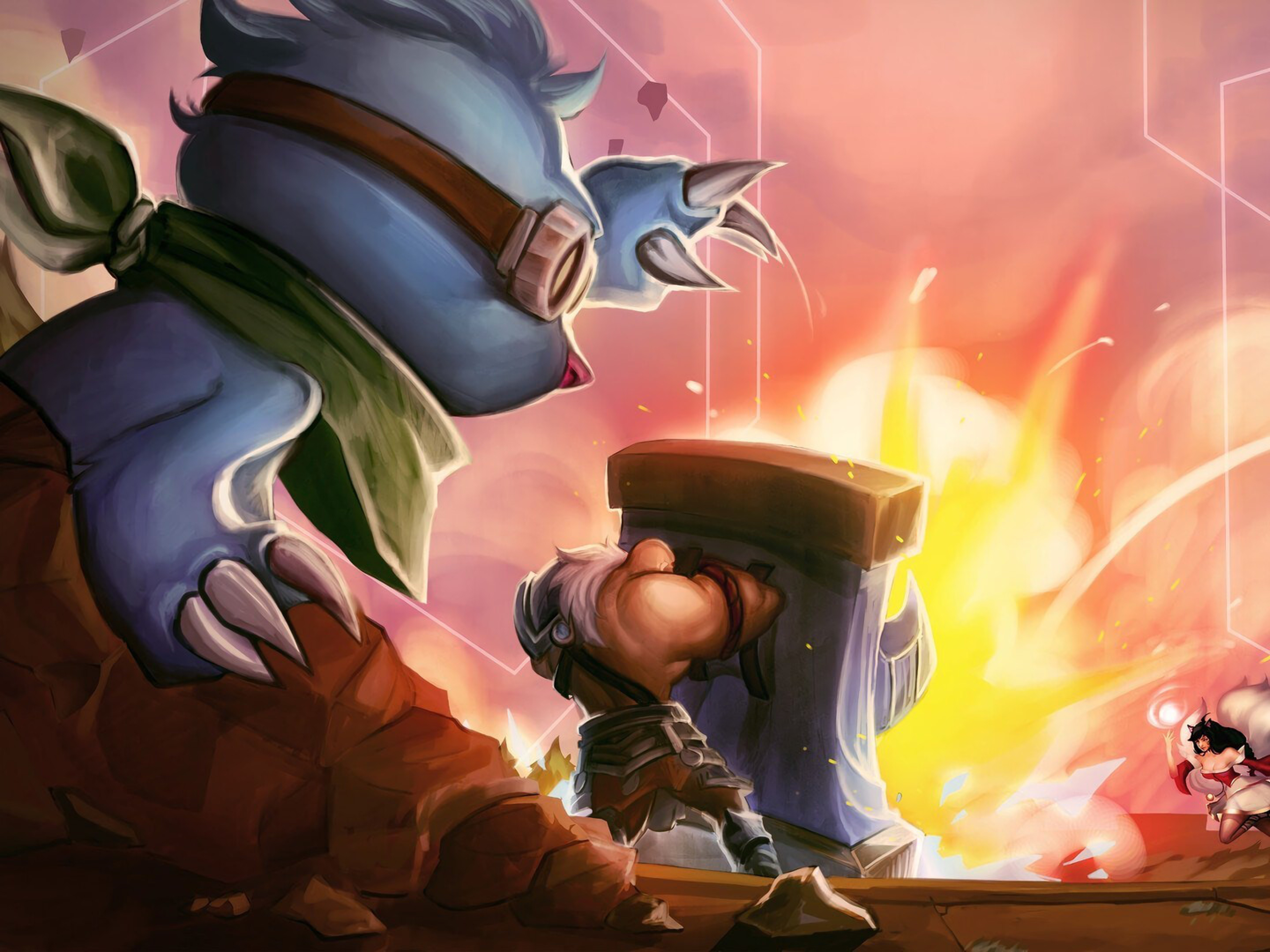 4000x3000 Resolution Teamfight Tactics Molediver Featherknight Little ...