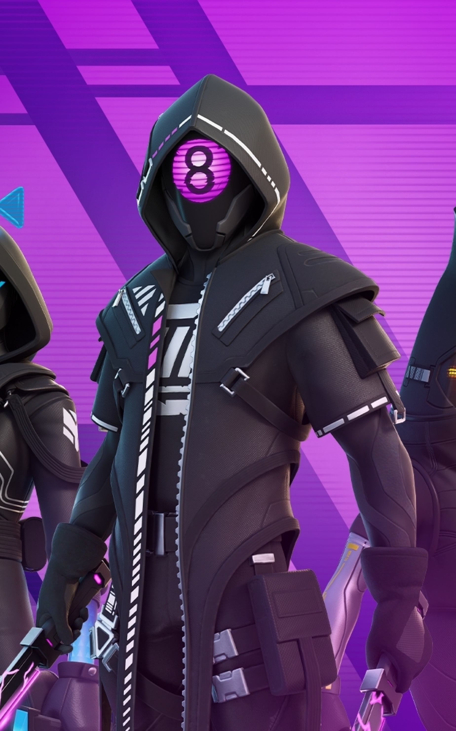 1848x2960 Resolution Tech Trio Fortnite 1848x2960 Resolution Wallpaper ...