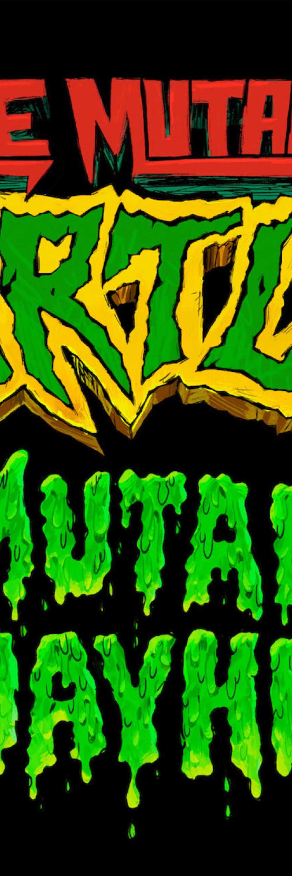 1000x3000 Teenage Mutant Ninja Turtles Mutant Mayhem Logo Poster ...