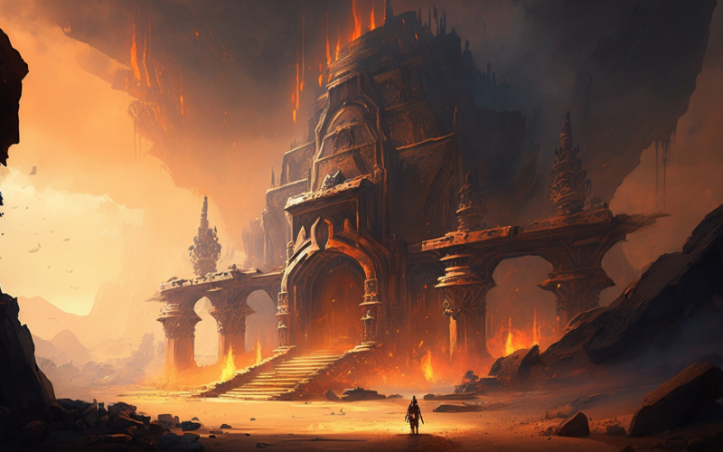 800x500 Resolution Temple of God HD AI Art 800x500 Resolution Wallpaper ...
