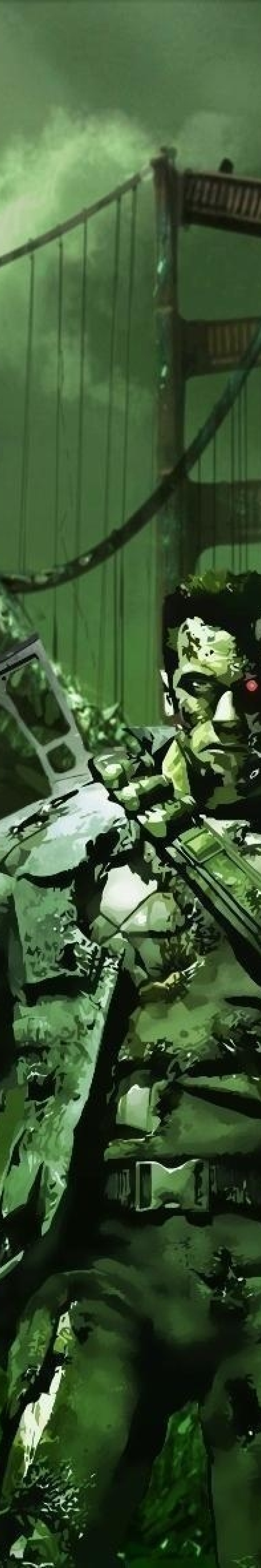 1500x9000 Resolution terminator, bridge, destruction 1500x9000 ...