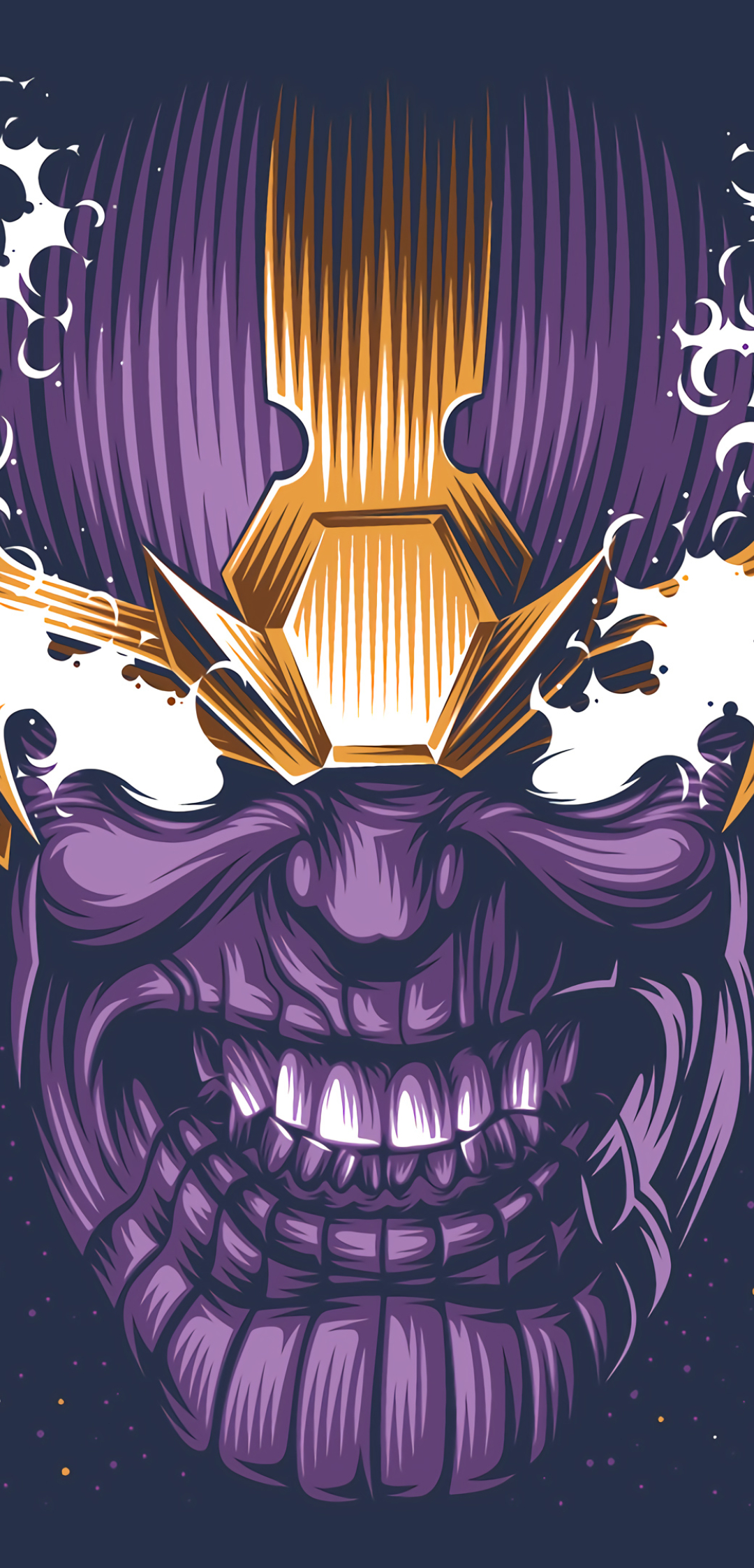 1080x2246 Thanos Face Minimal 4k 1080x2246 Resolution Wallpaper, HD ...