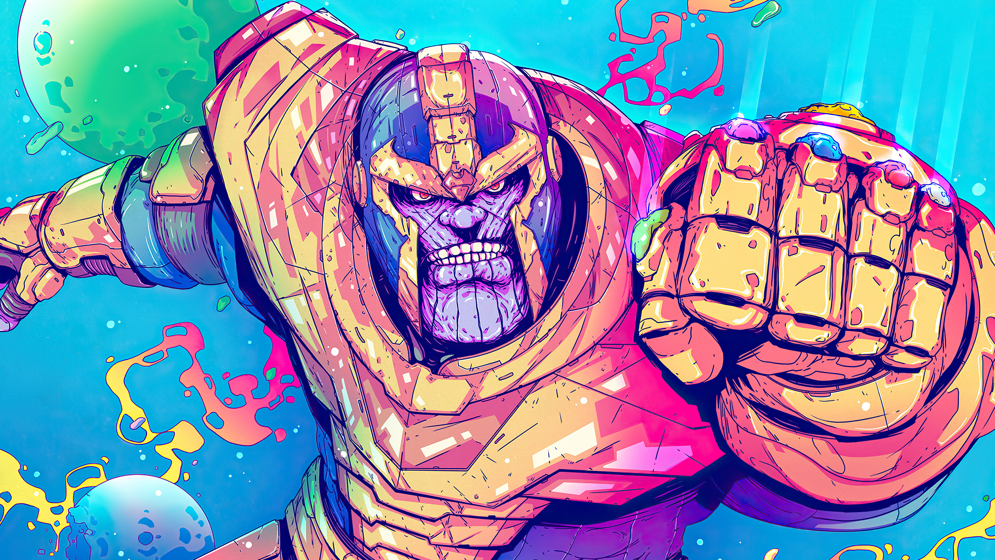 3840x216020219 Thanos New Illustration 3840x216020219 Resolution ...