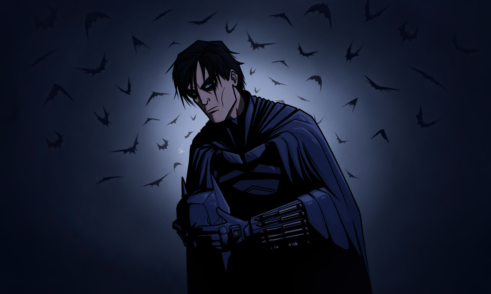 2000x1200 The Batman Cartoon Art 2000x1200 Resolution Wallpaper, HD ...
