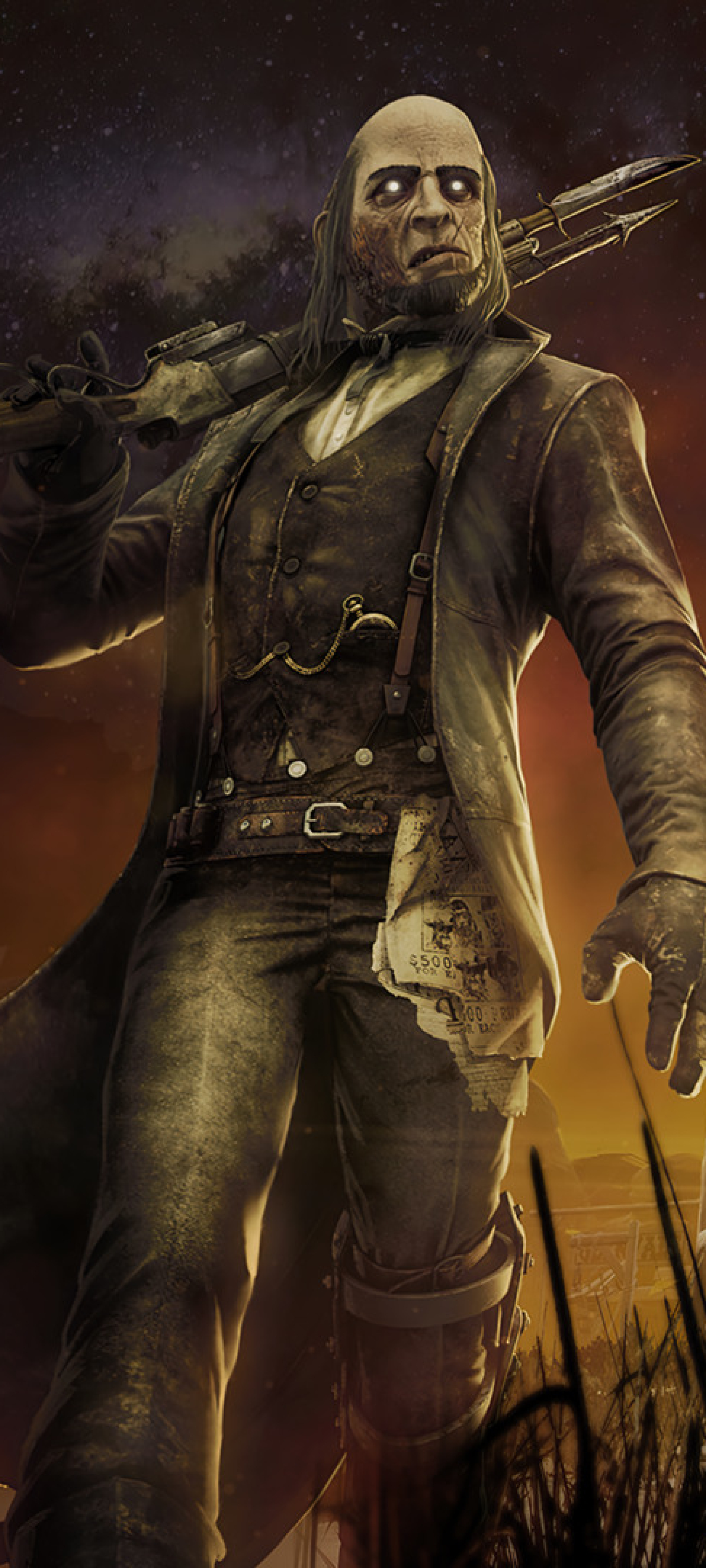 1840x4089 Resolution The Deathslinger Skin Dead by Daylight 1840x4089 ...