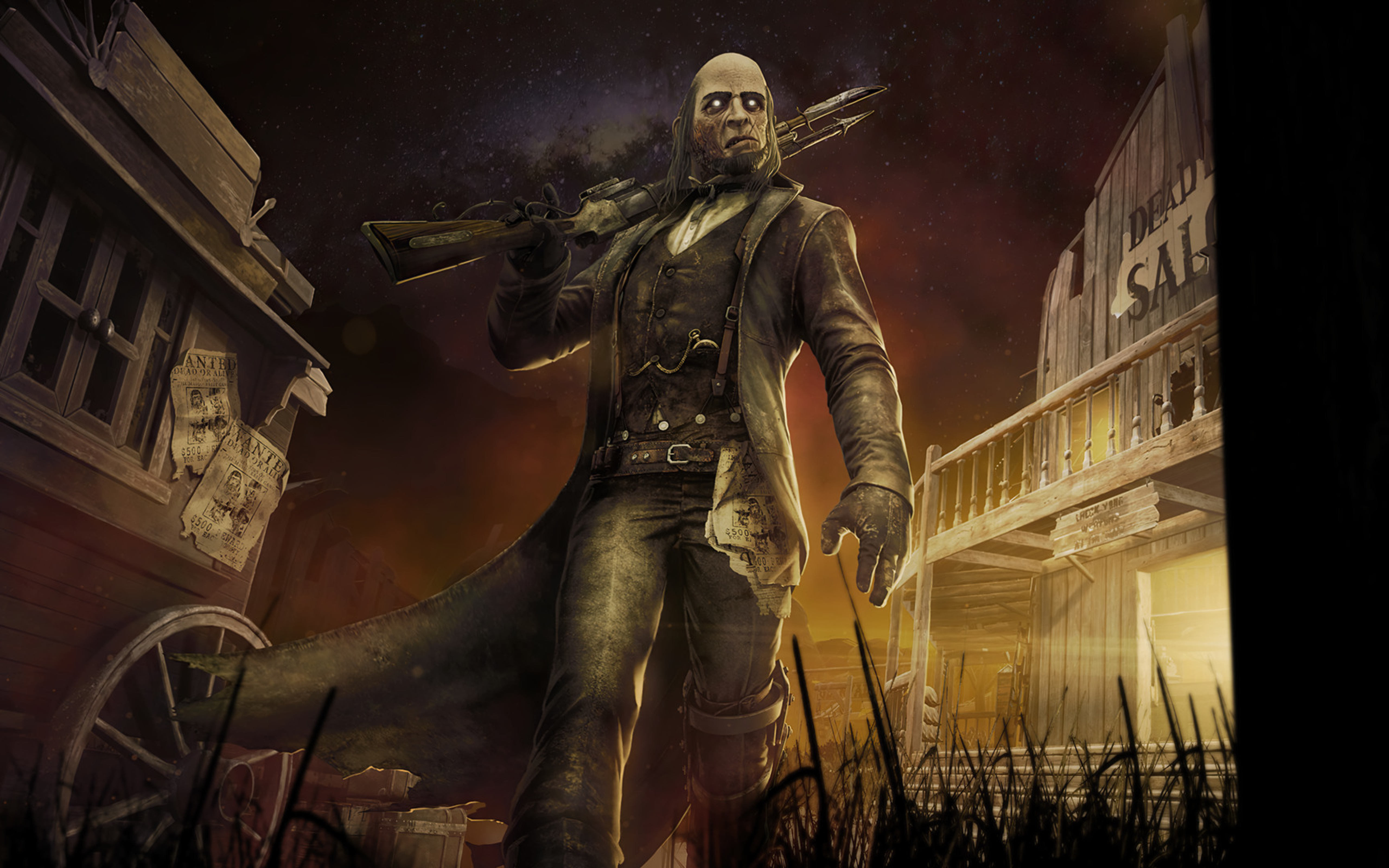 5120x3200 Resolution The Deathslinger Skin Dead by Daylight 5120x3200 ...