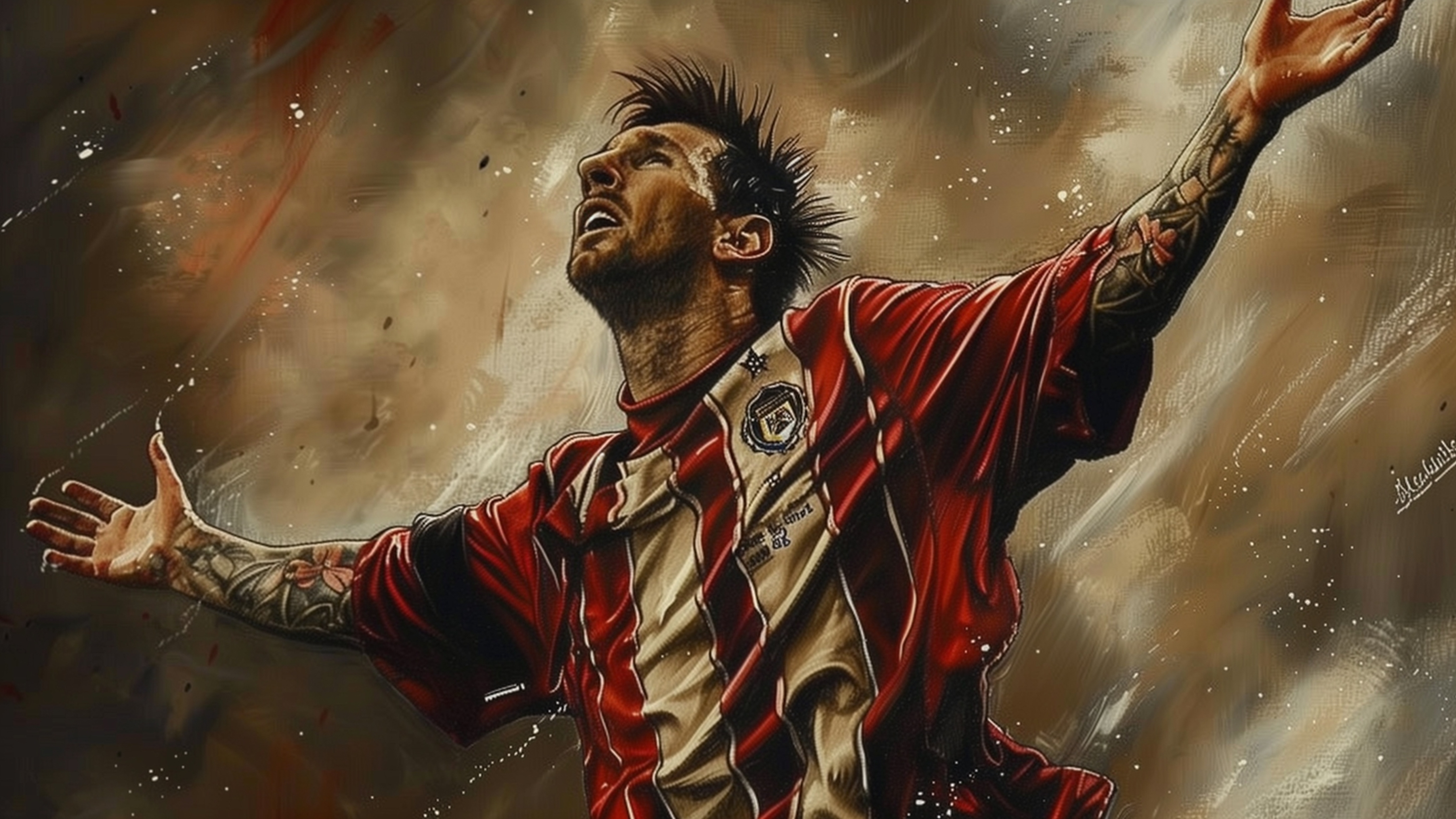 5120x2880 Resolution THE GOAT Messi 5K Wallpaper - Wallpapers Den