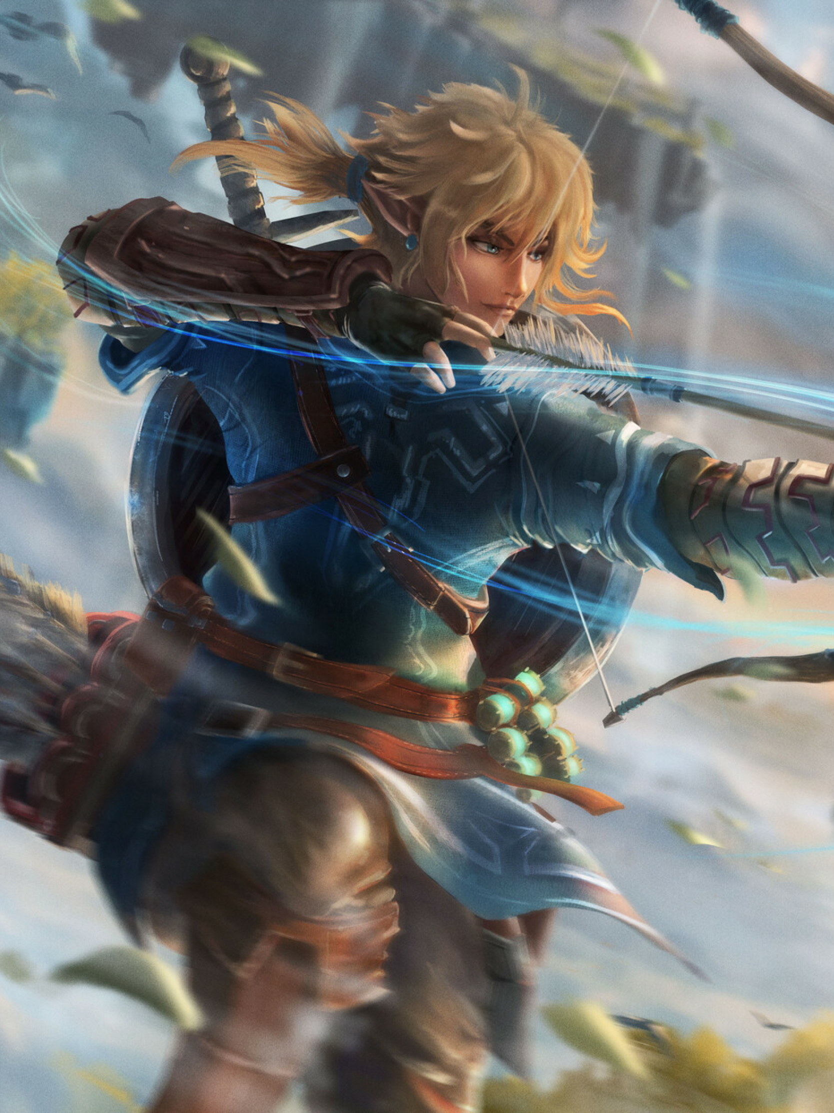 1668x2224 The Legend of Zelda: Tears of the Kingdom HD Cool Fan Art ...