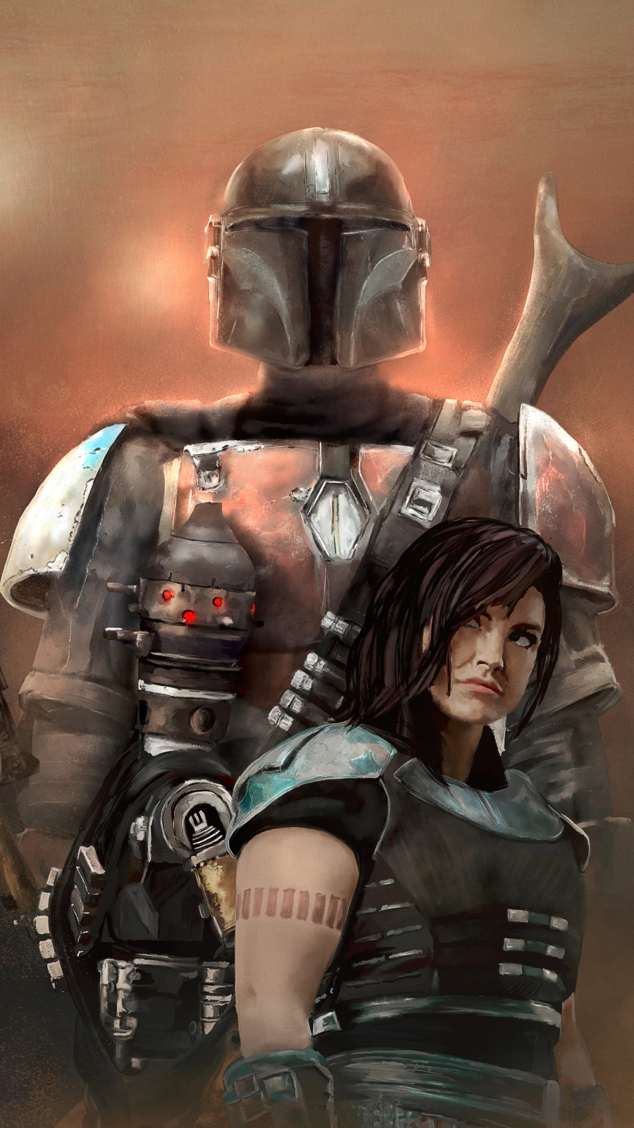 900x1600 The Mandalorian 4K FanArt 900x1600 Resolution Wallpaper, HD TV ...