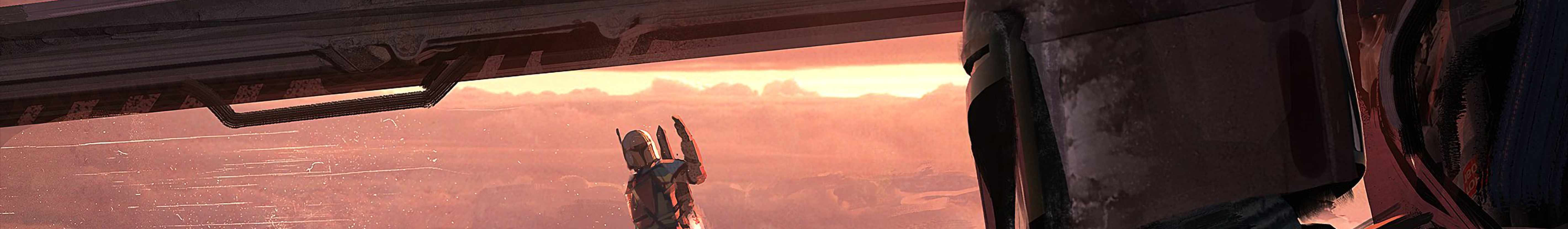 5680x832 Resolution The Mandalorian Chapter 4 Art 5680x832 Resolution ...