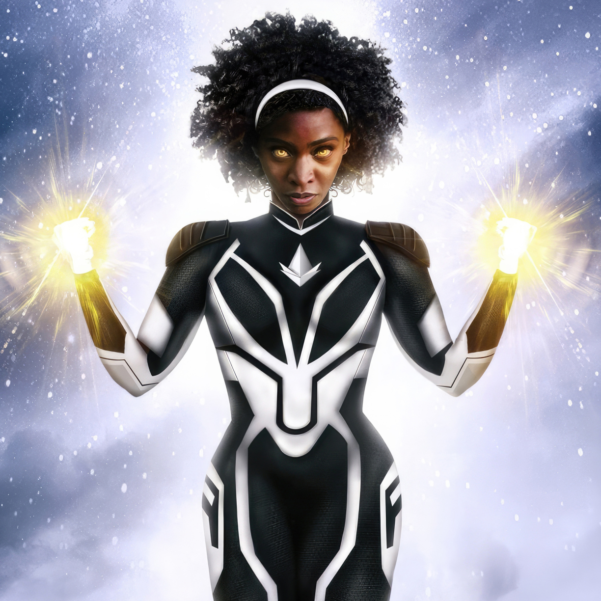 1224x1224 Resolution The Marvels 4k Monica Rambeau Art 1224x1224 ...