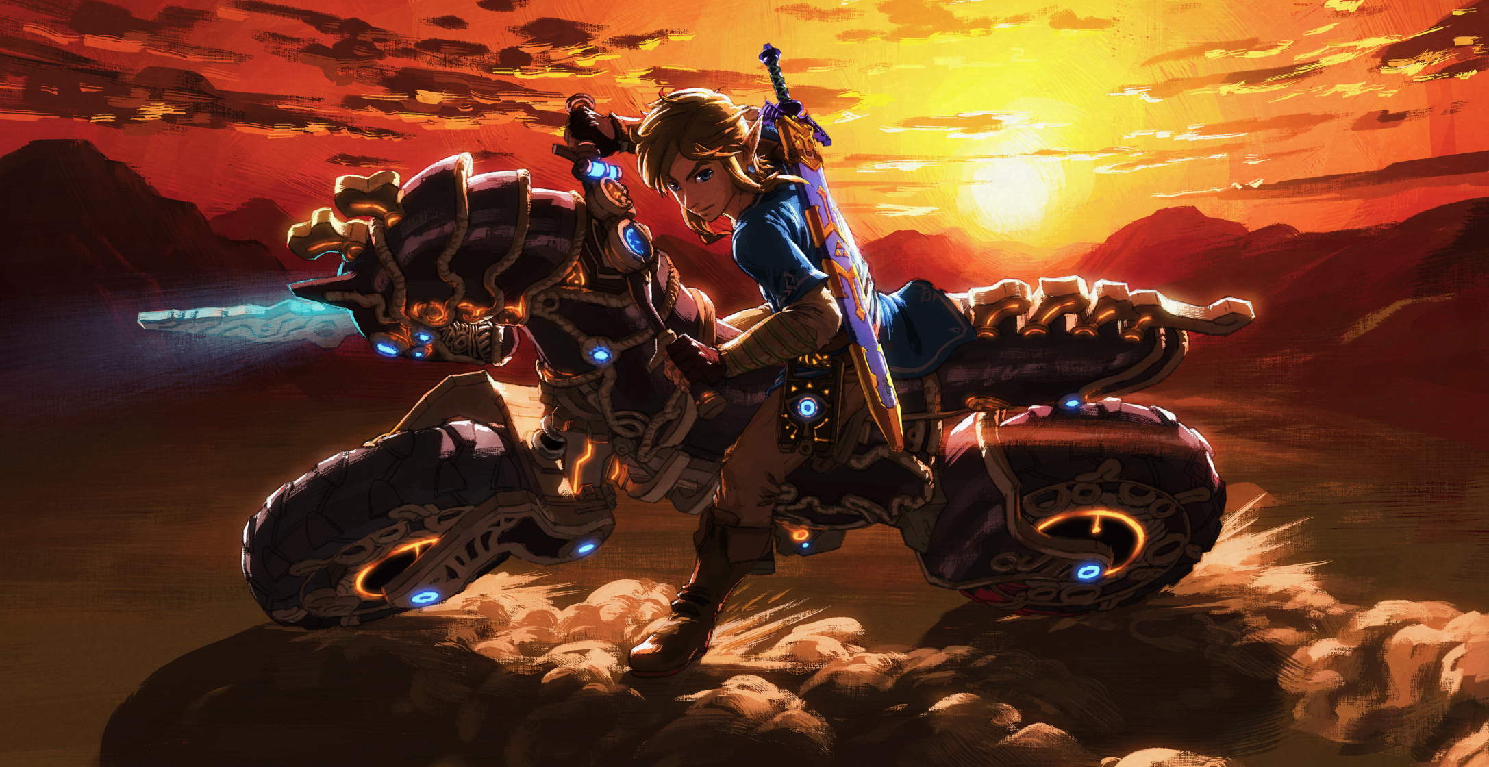 2174x1120 Resolution The Master Cycle Zero The Legend Of Zelda Breath ...