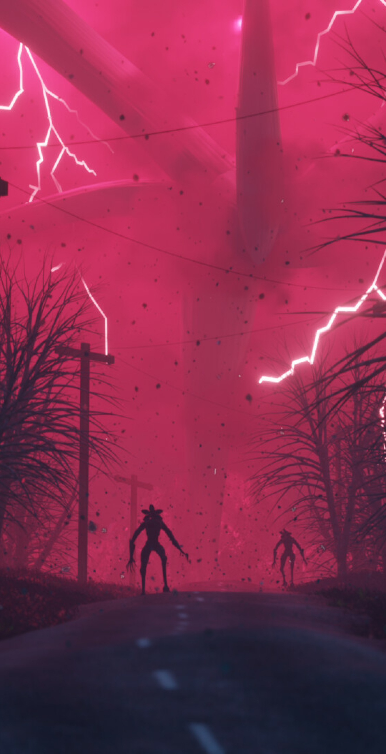 1312x2560 Resolution The Mind Flayer Coming HD Stranger Things ...