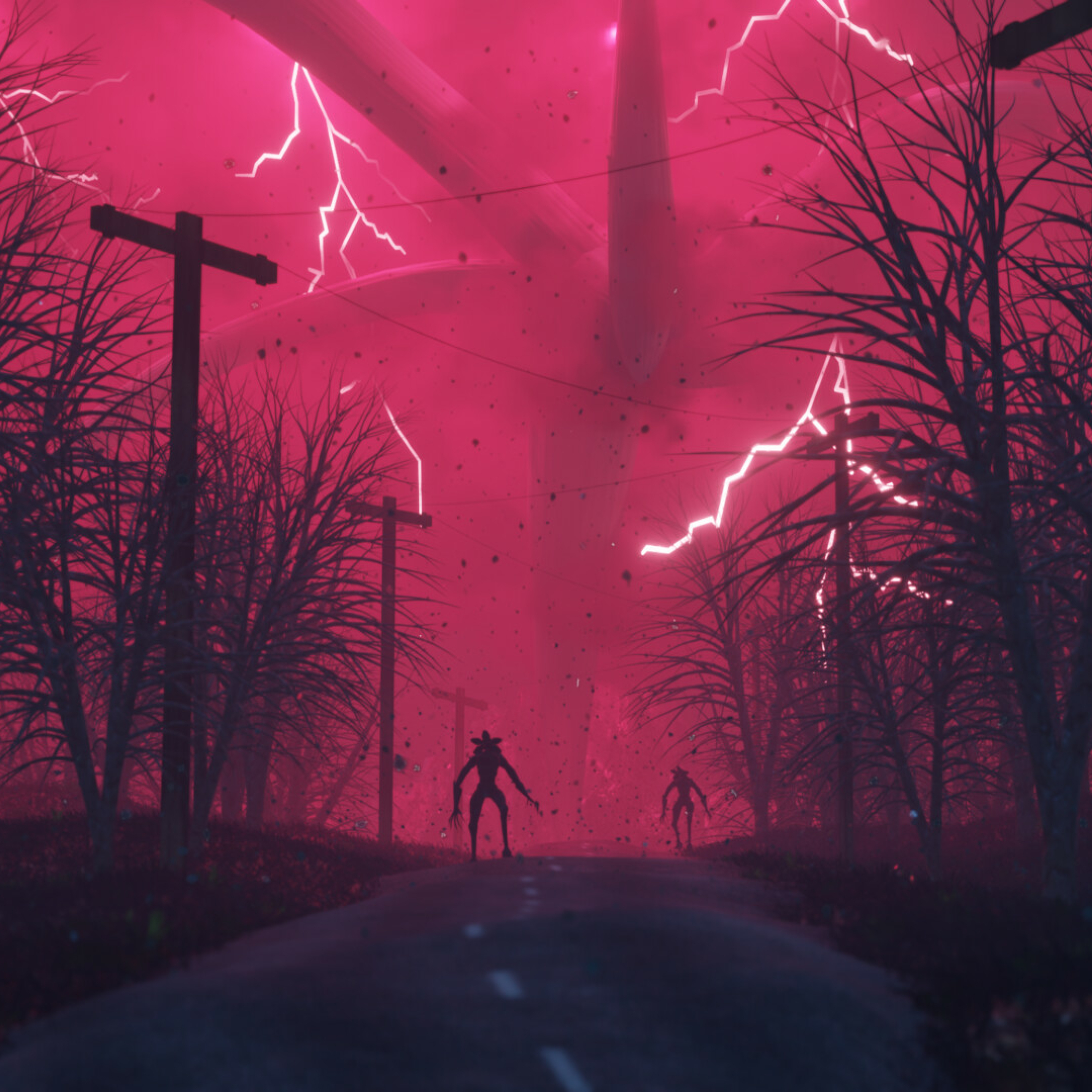 2248x2248 Resolution The Mind Flayer Coming HD Stranger Things ...