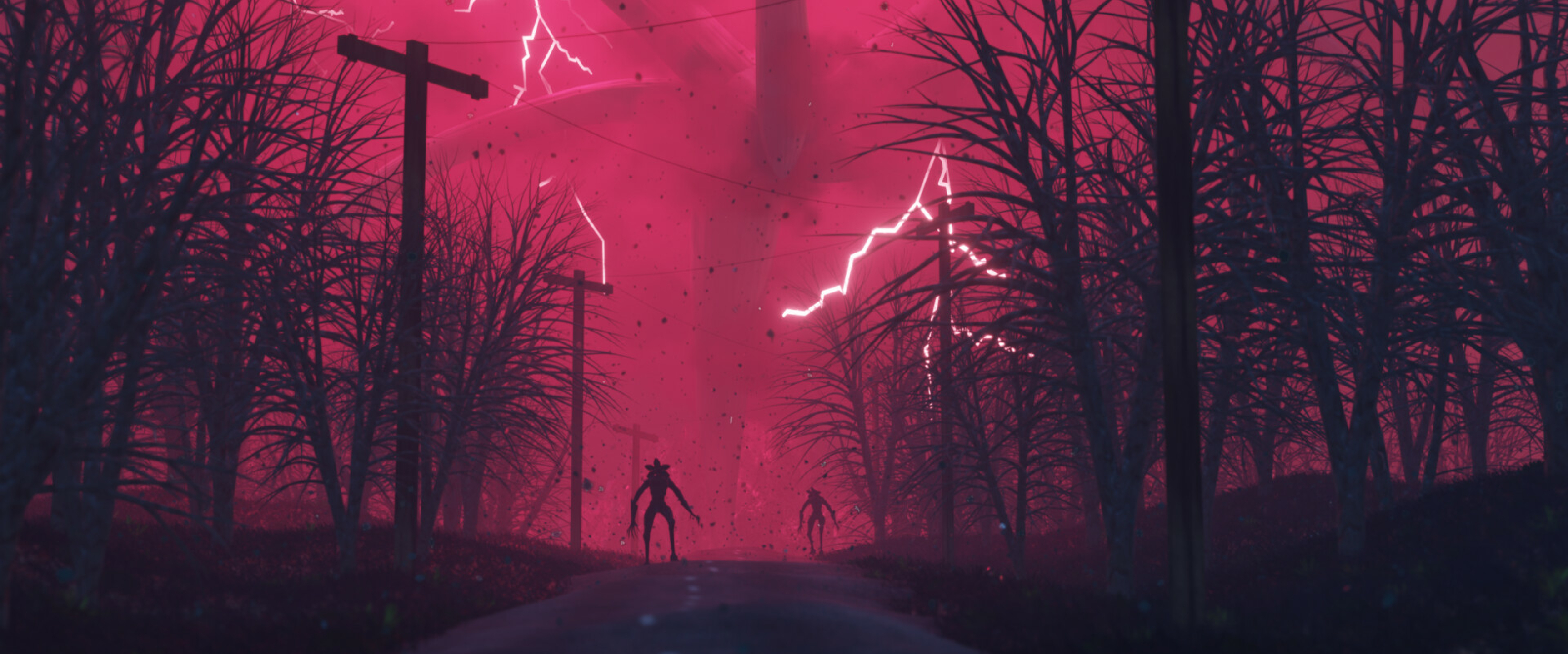 3449x1440 Resolution The Mind Flayer Coming HD Stranger Things ...