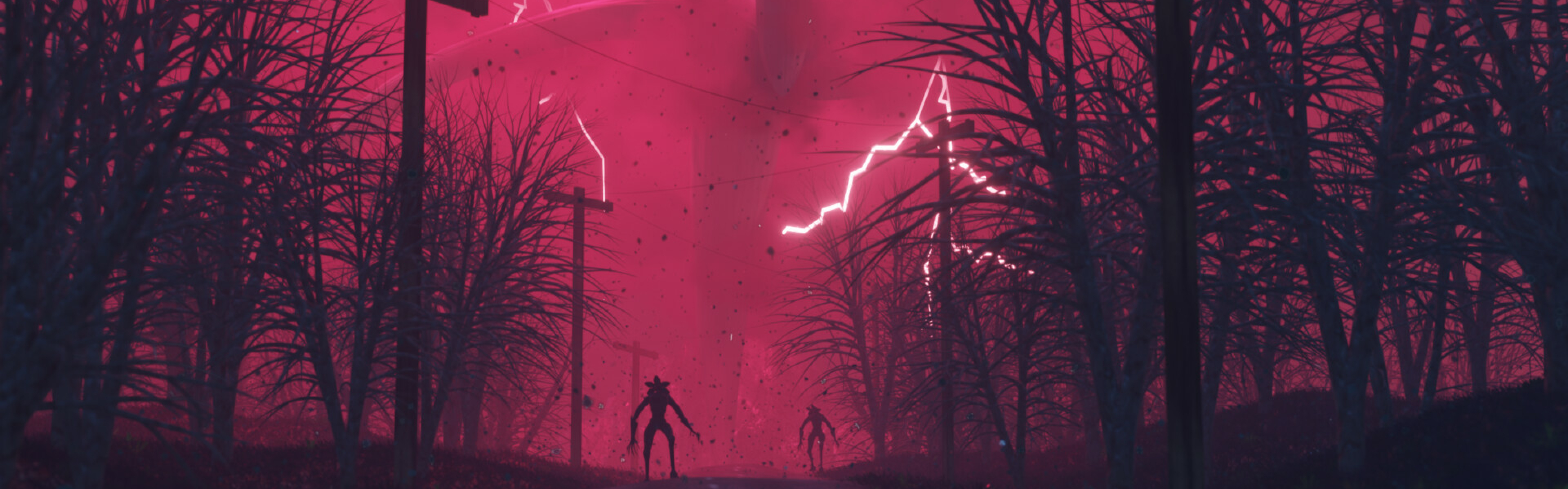 3840x1200 Resolution The Mind Flayer Coming HD Stranger Things ...