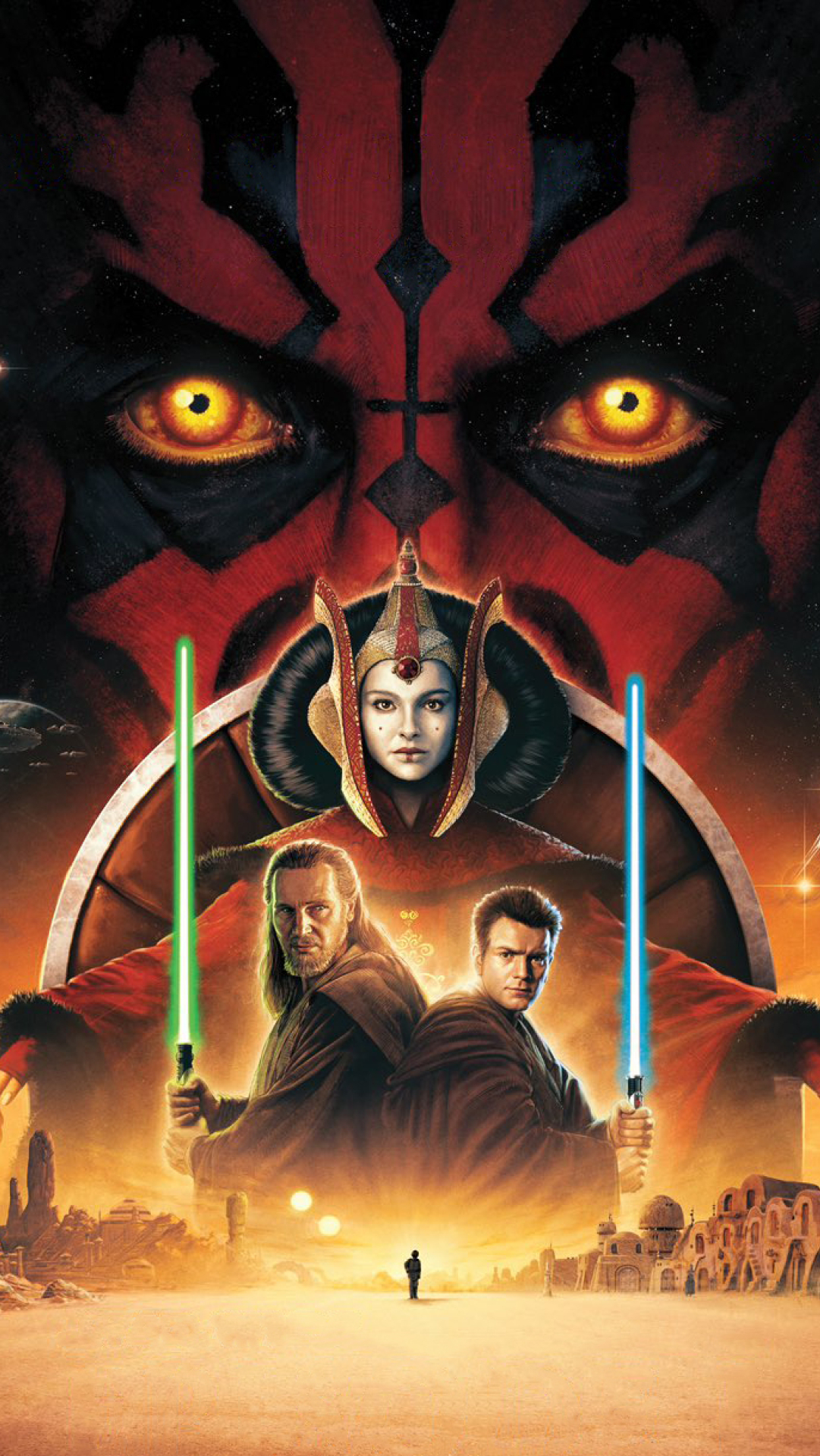 1081x1920 Resolution The Phantom Menace 25th Anniversary 1081x1920 ...