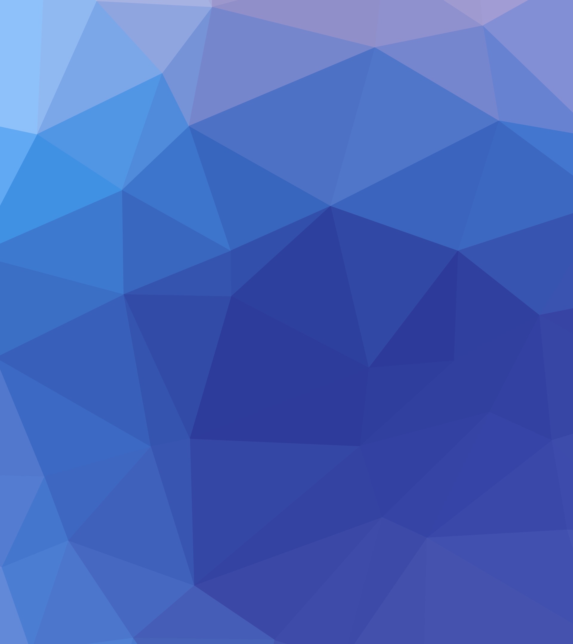 1920x2160 The Shape Of Triangles Blue Abstract 1920x2160 Resolution ...