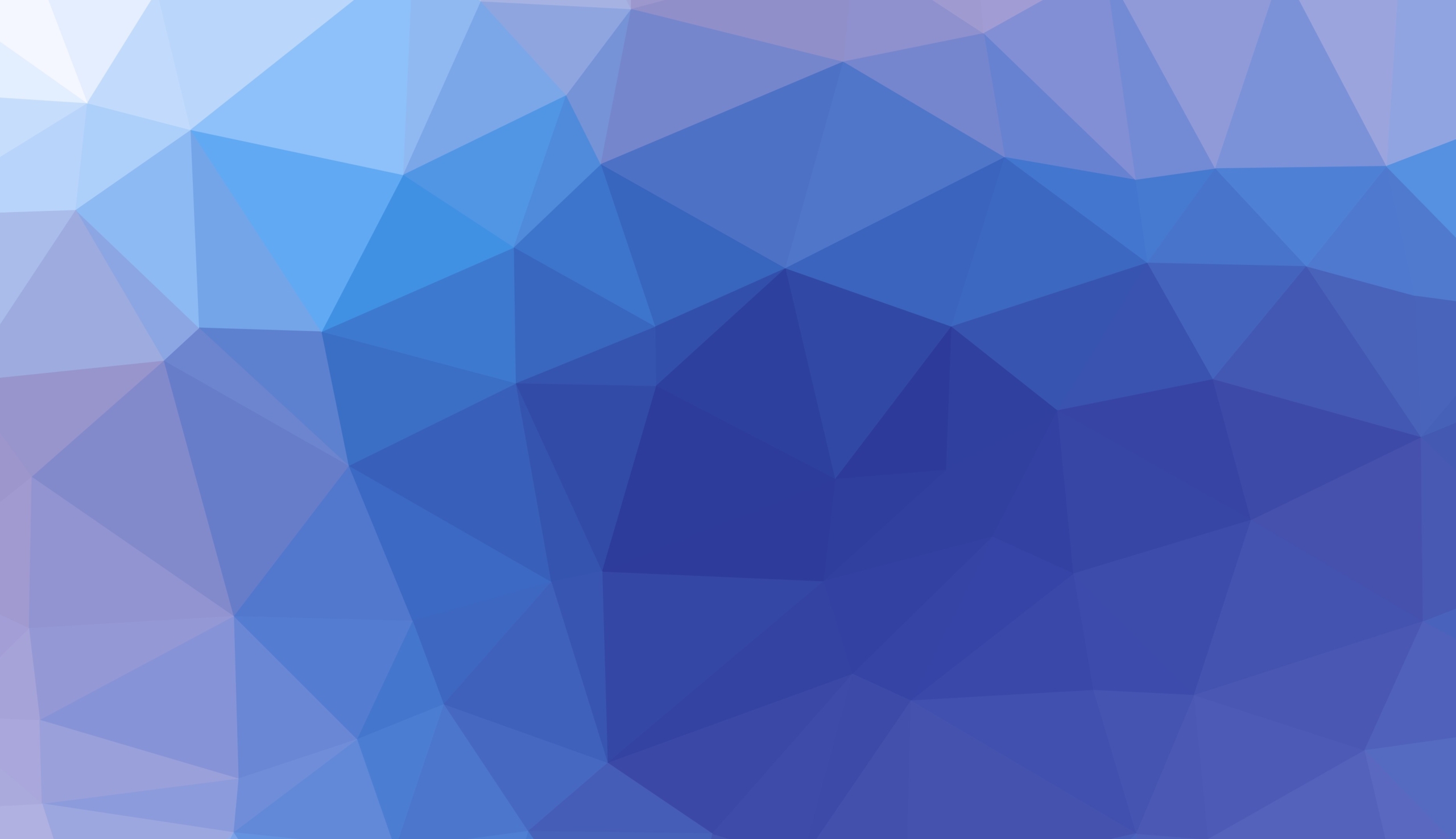 2560x1476 The Shape Of Triangles Blue Abstract 2560x1476 Resolution ...