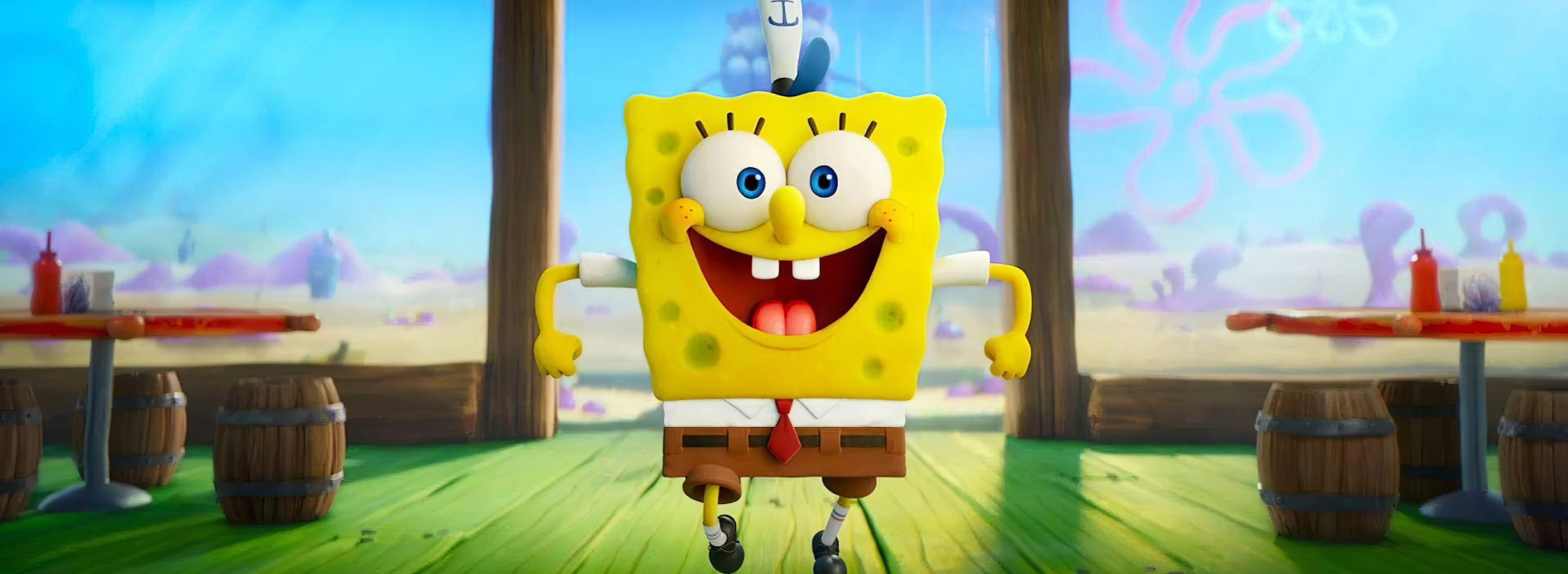 2460x900 The SpongeBob Movie 4K 2460x900 Resolution Wallpaper, HD ...
