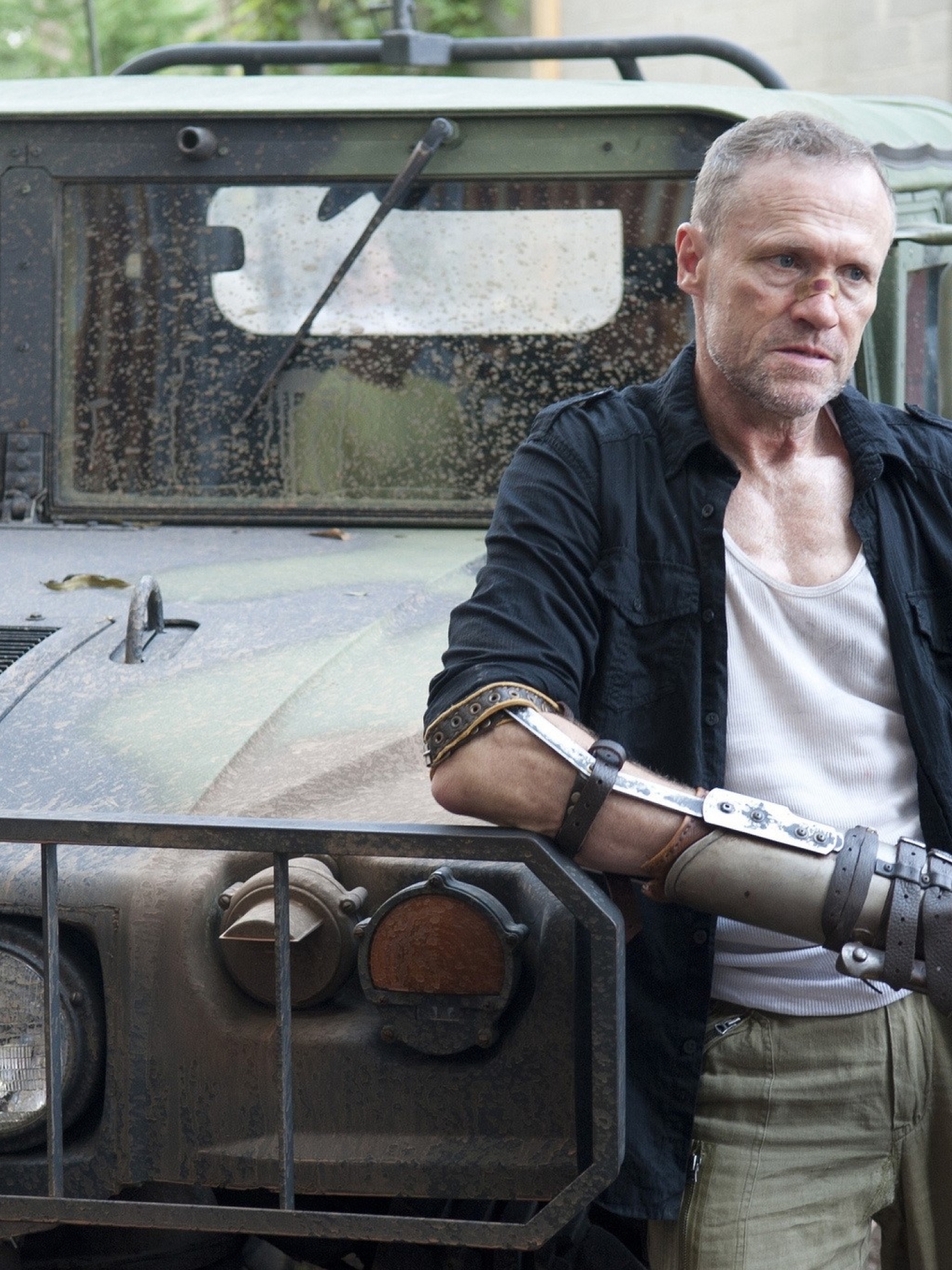 1440x1920 the walking dead, michael rooker, suv 1440x1920 Resolution ...