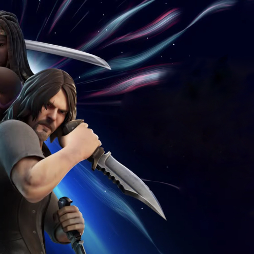 500x500 Resolution The Walking Dead X Fortnite Key Art 500x500 ...