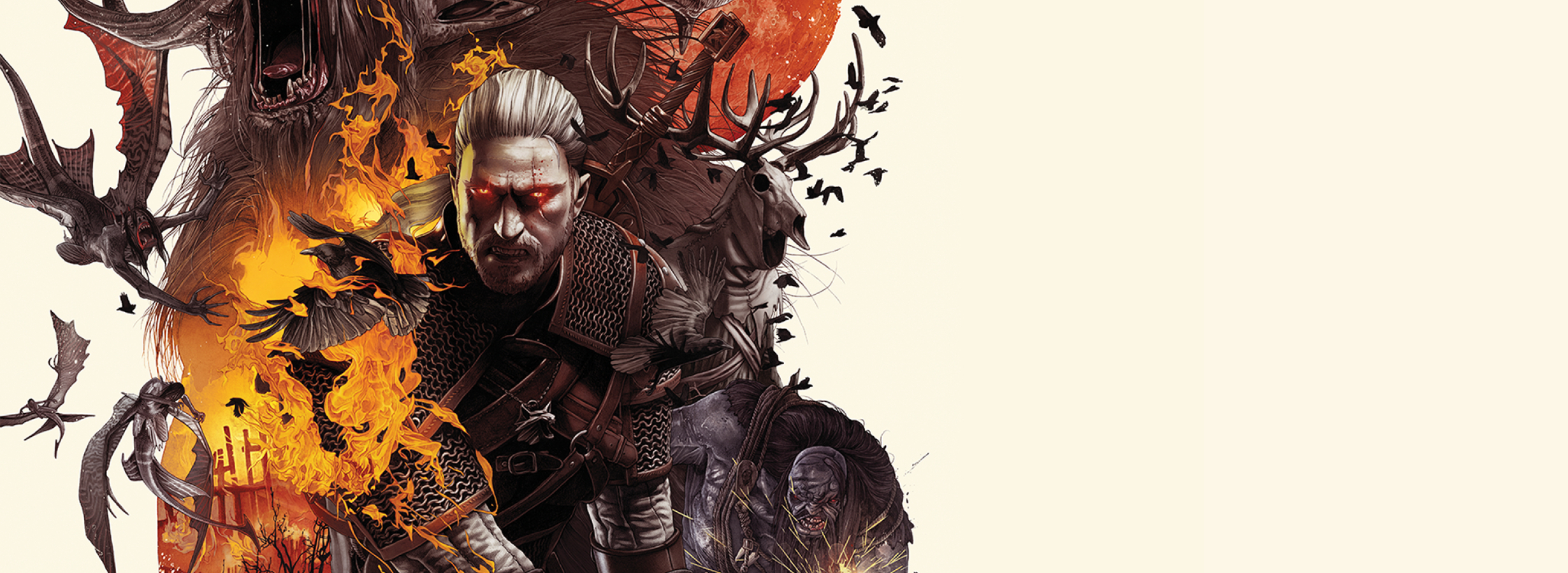 2460x900 The Witcher 3 Wild Hunt HD Gaming Poster 2460x900 Resolution ...