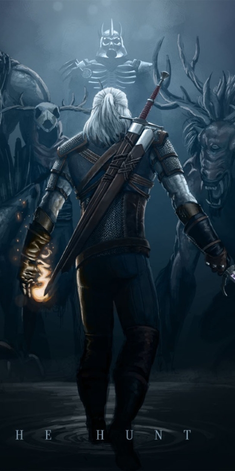 480x960 the witcher 3, wild hunt, monsters 480x960 Resolution Wallpaper ...