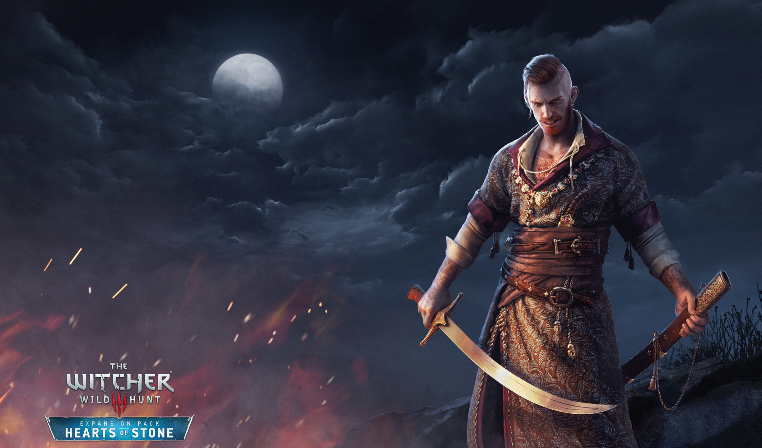 2450x1440 Resolution The Witcher 3 Wild Hunt Olgierd 2450x1440 ...