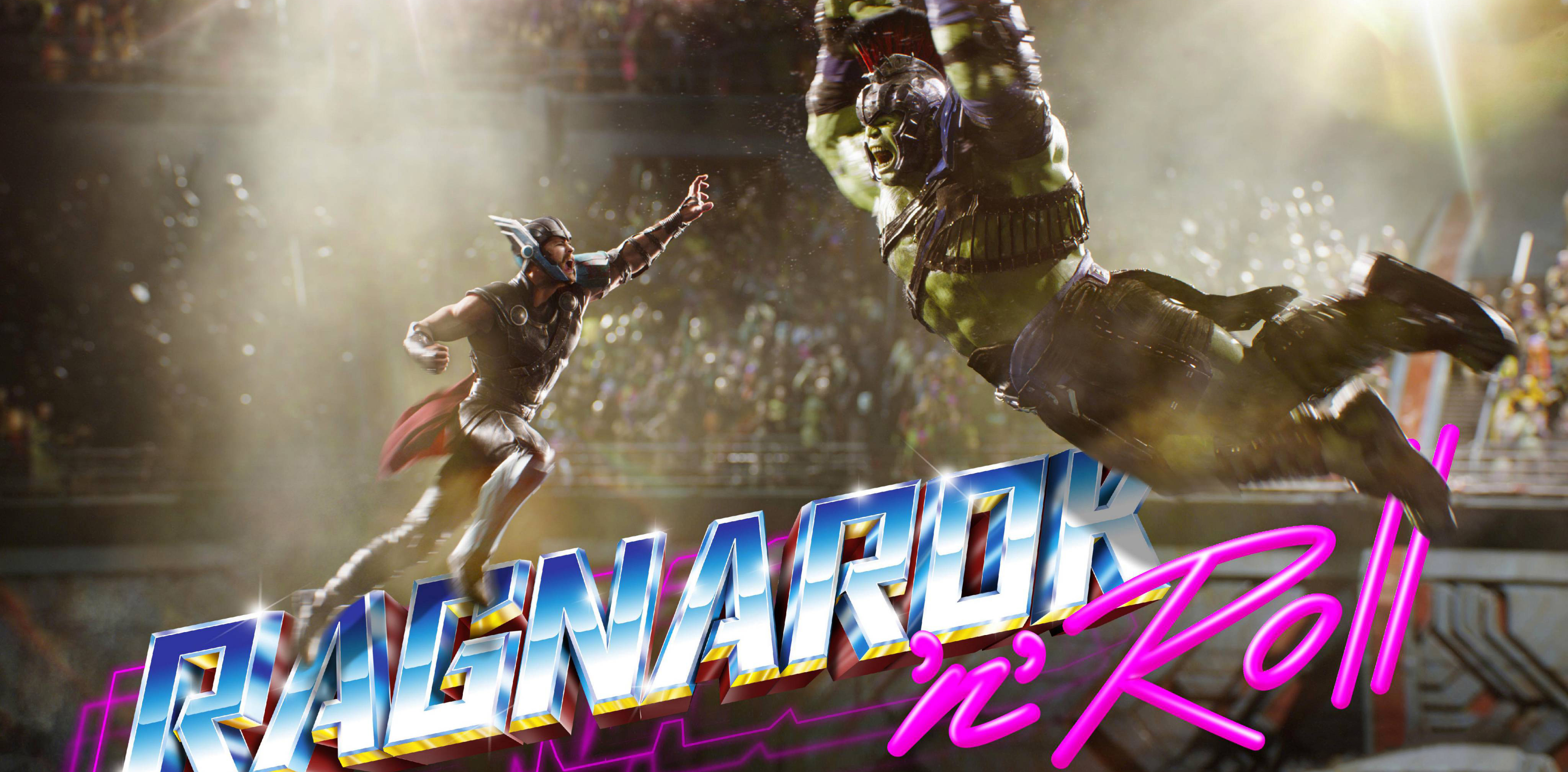 5120x2520 Resolution Thor And Hulk Fight In Thor Rangnarok 2017 ...
