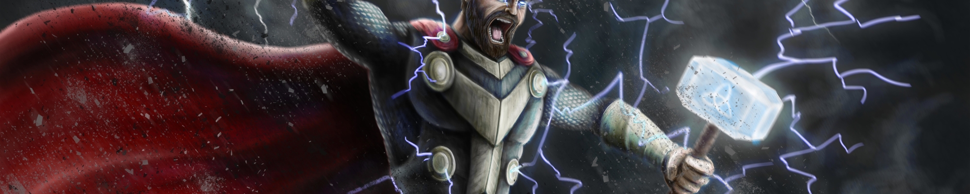 2000x400 Resolution Thor MCU Artwork 2000x400 Resolution Wallpaper ...